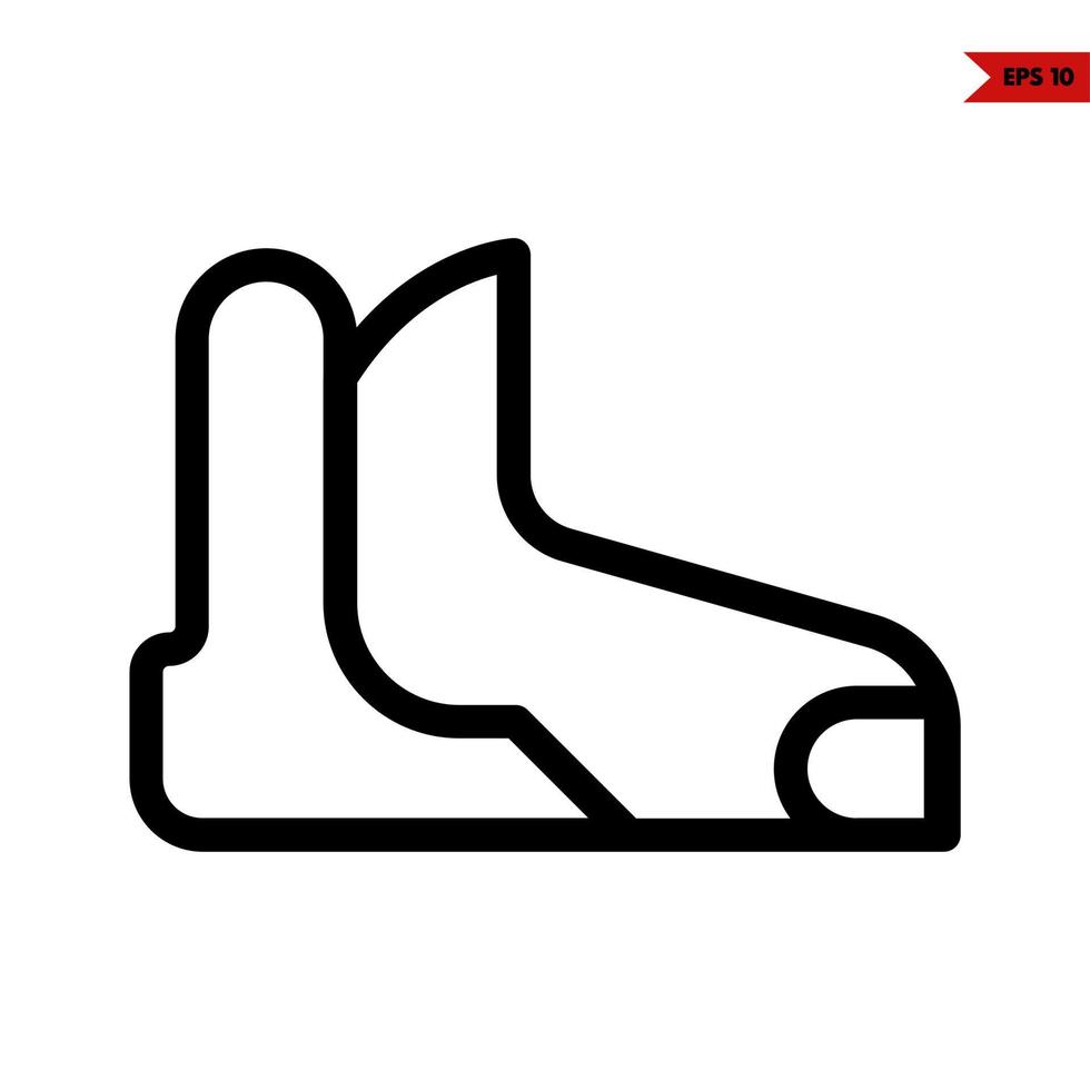 shoes line icon 22280517 Vector Art at Vecteezy