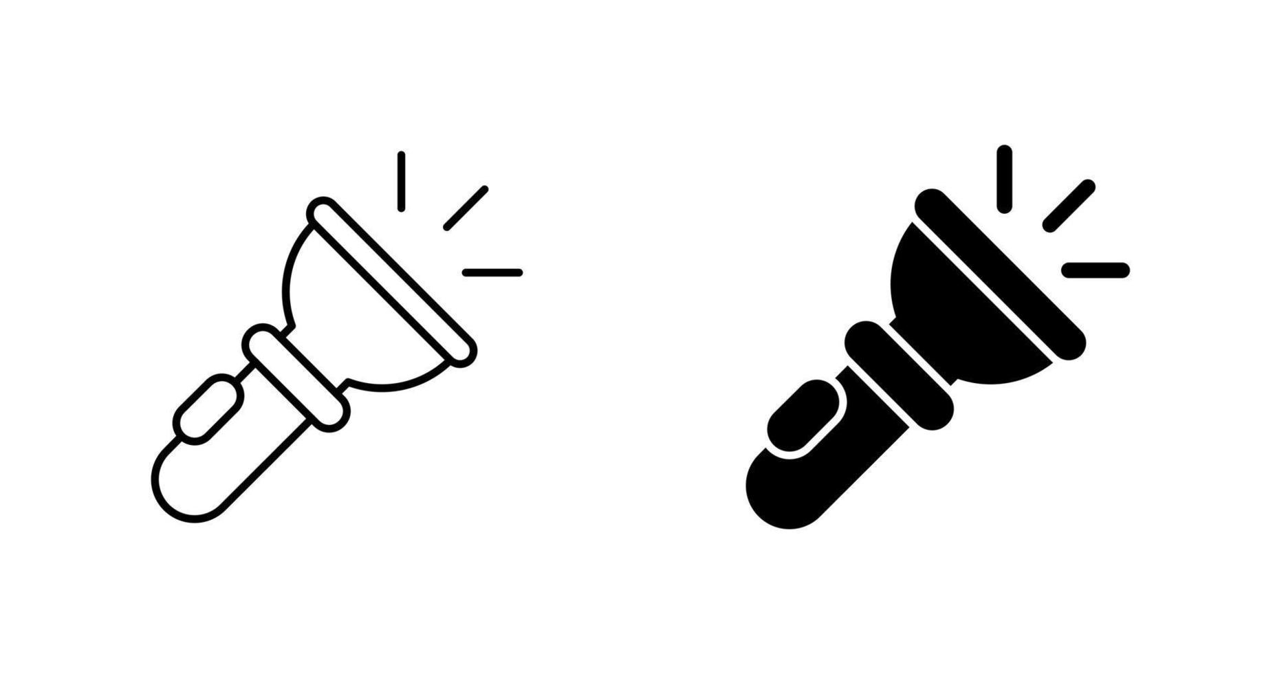 Flashlight Icon Vector Art Icons and Graphics for Free Download