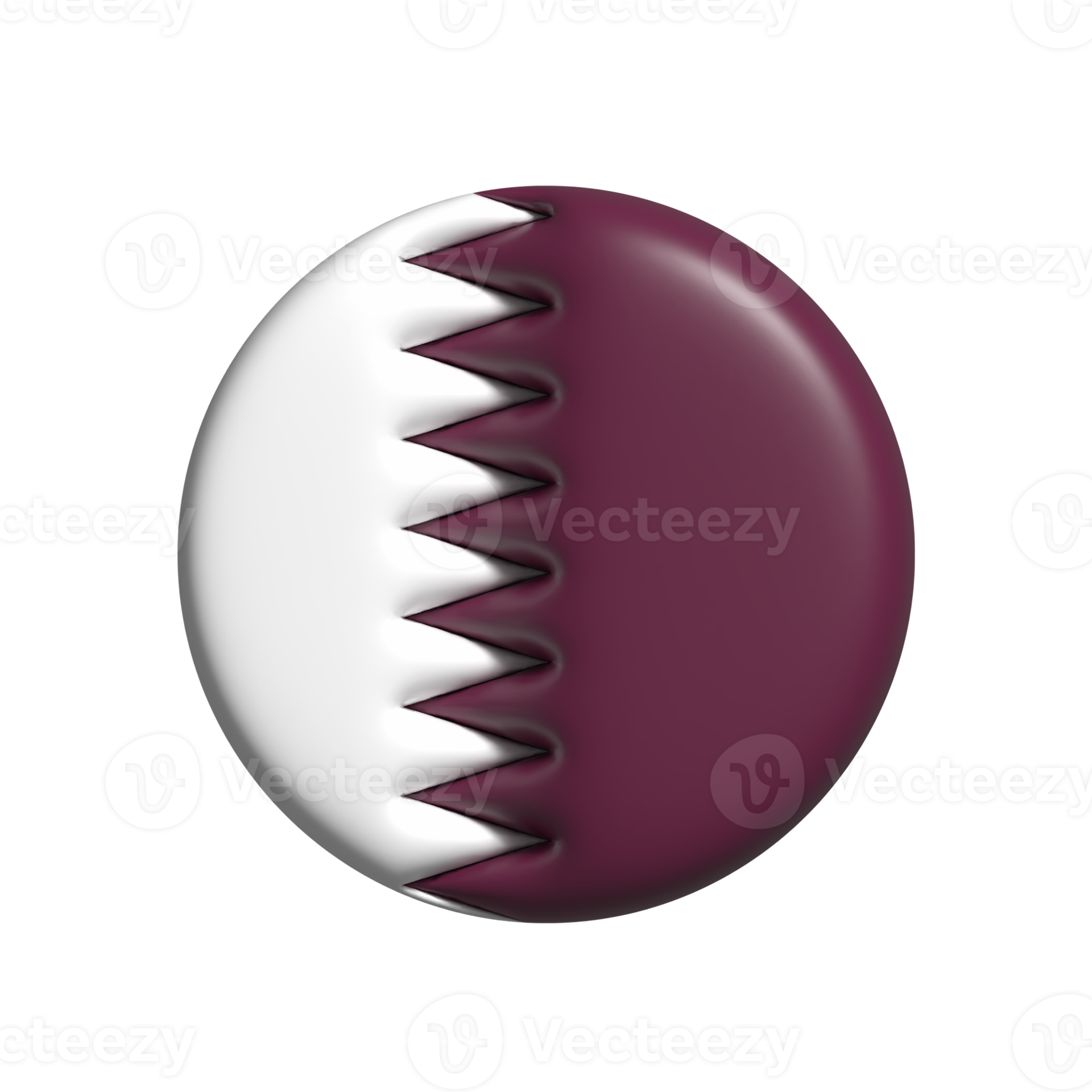 Katar Flagge. 3d machen 22281573 PNG Katar Flagge. 3d machen 22281573 PNG