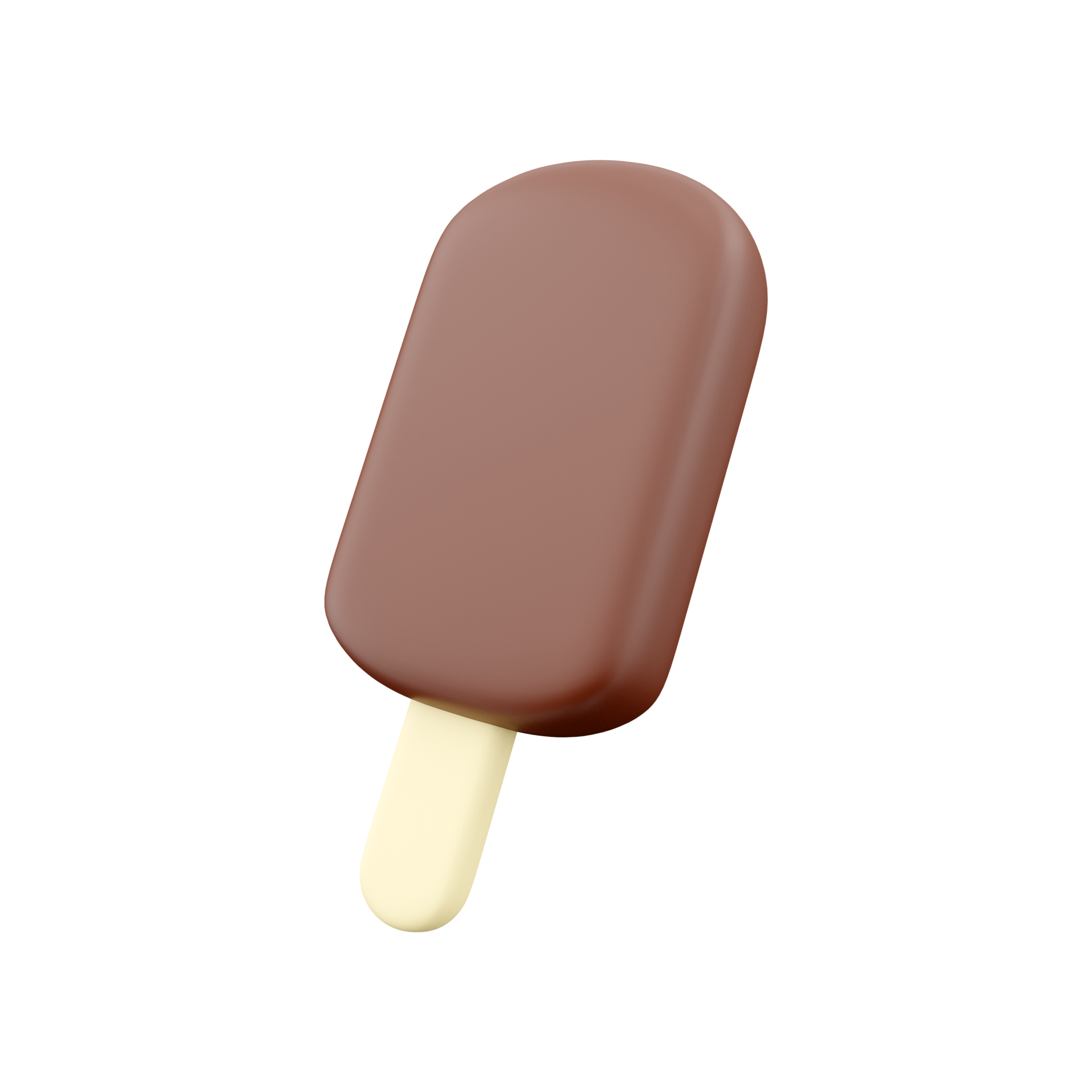 3d Render Stick Ice Cream Chocolate 3d Rendering Cholocate Stick Icecream 3d Redner Stick