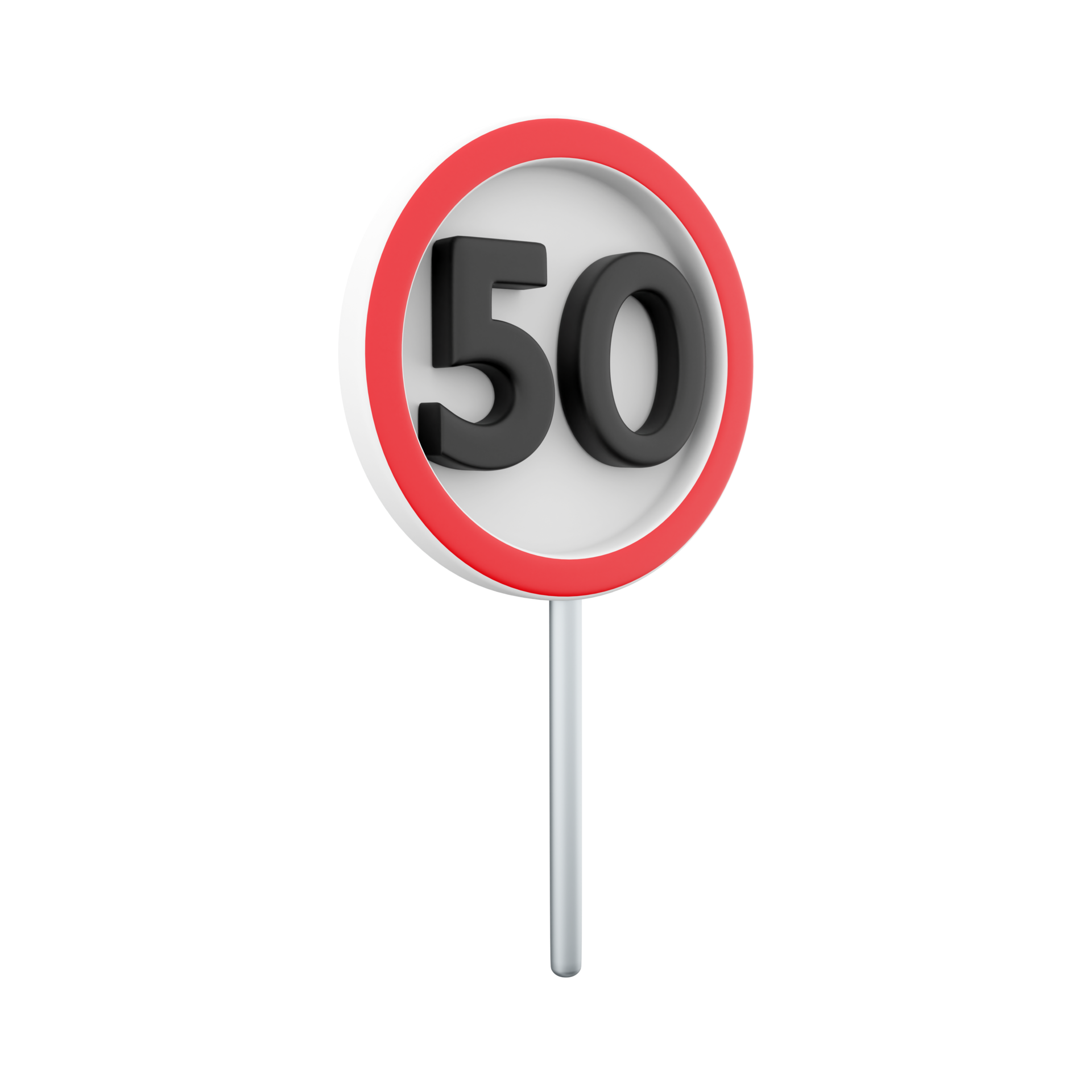 3d Render Road Sign In Speed Limit At 50 Km H 3d Rendering Speed Limit 3d-render-road-sign-in-speed-limit-at-50-km-h-3d-rendering-speed-limit