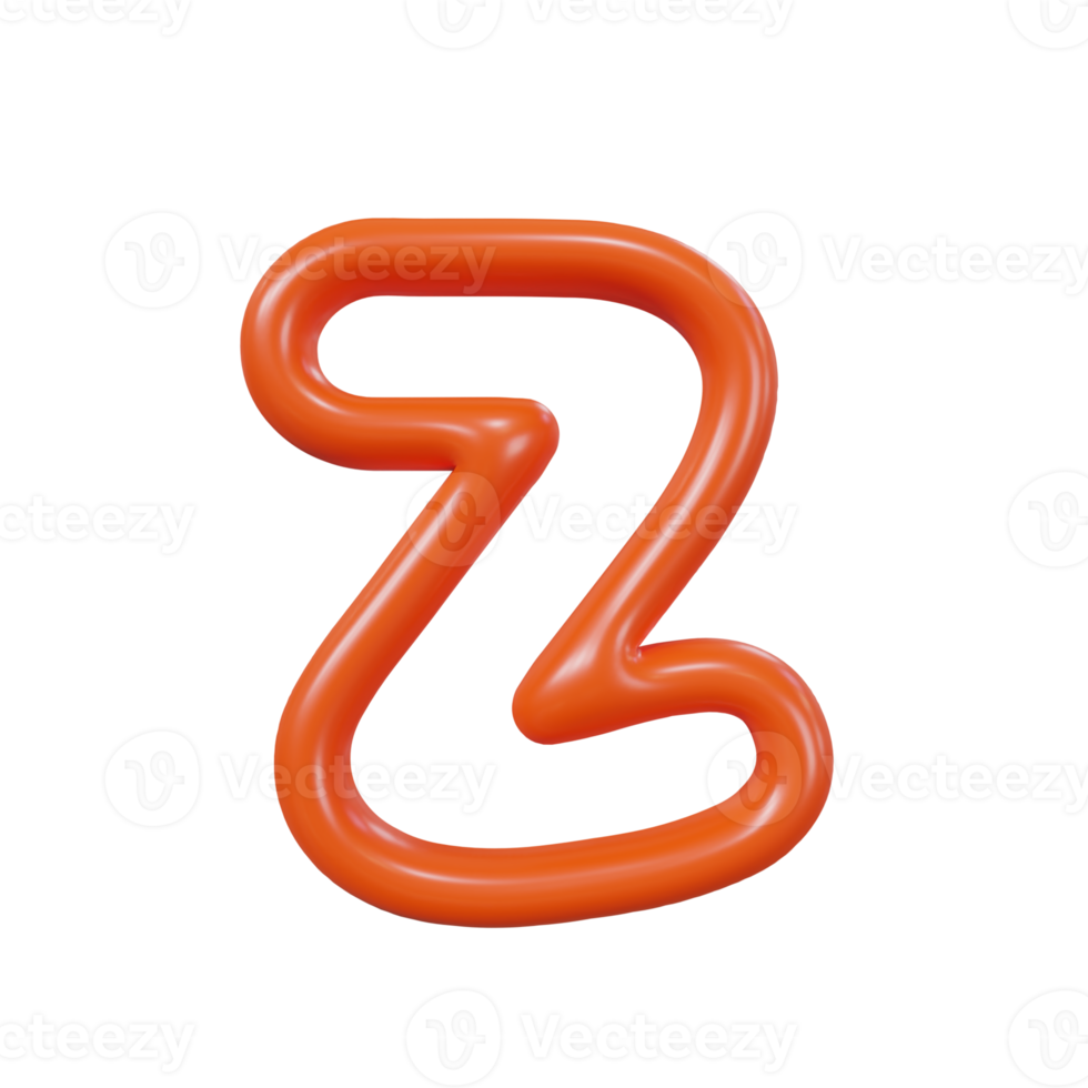 letter z color glossy outline 22285862 PNG