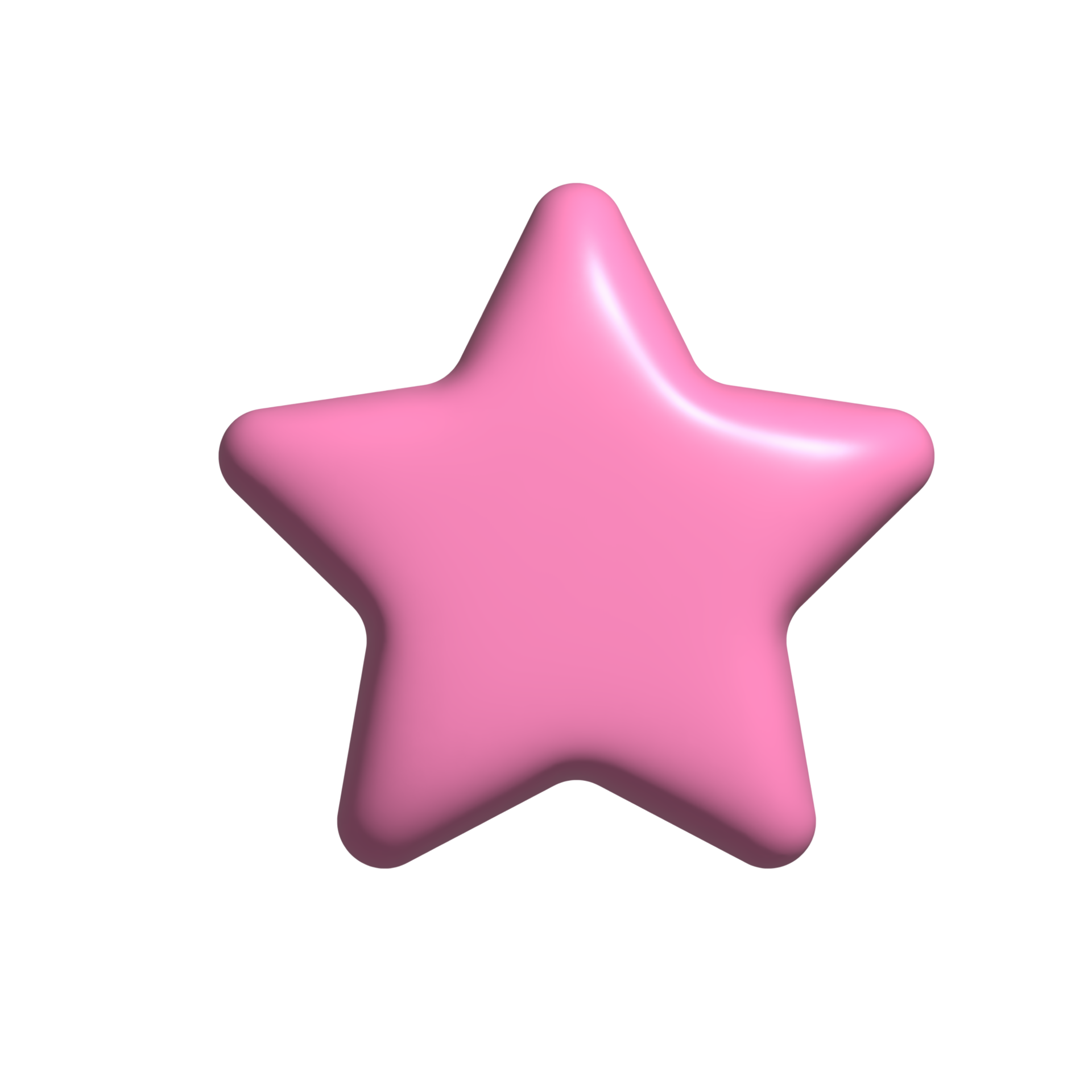 Star icon pink. 3d render 22285987 PNG Star icon pink. 3d render 22285987 PNG
