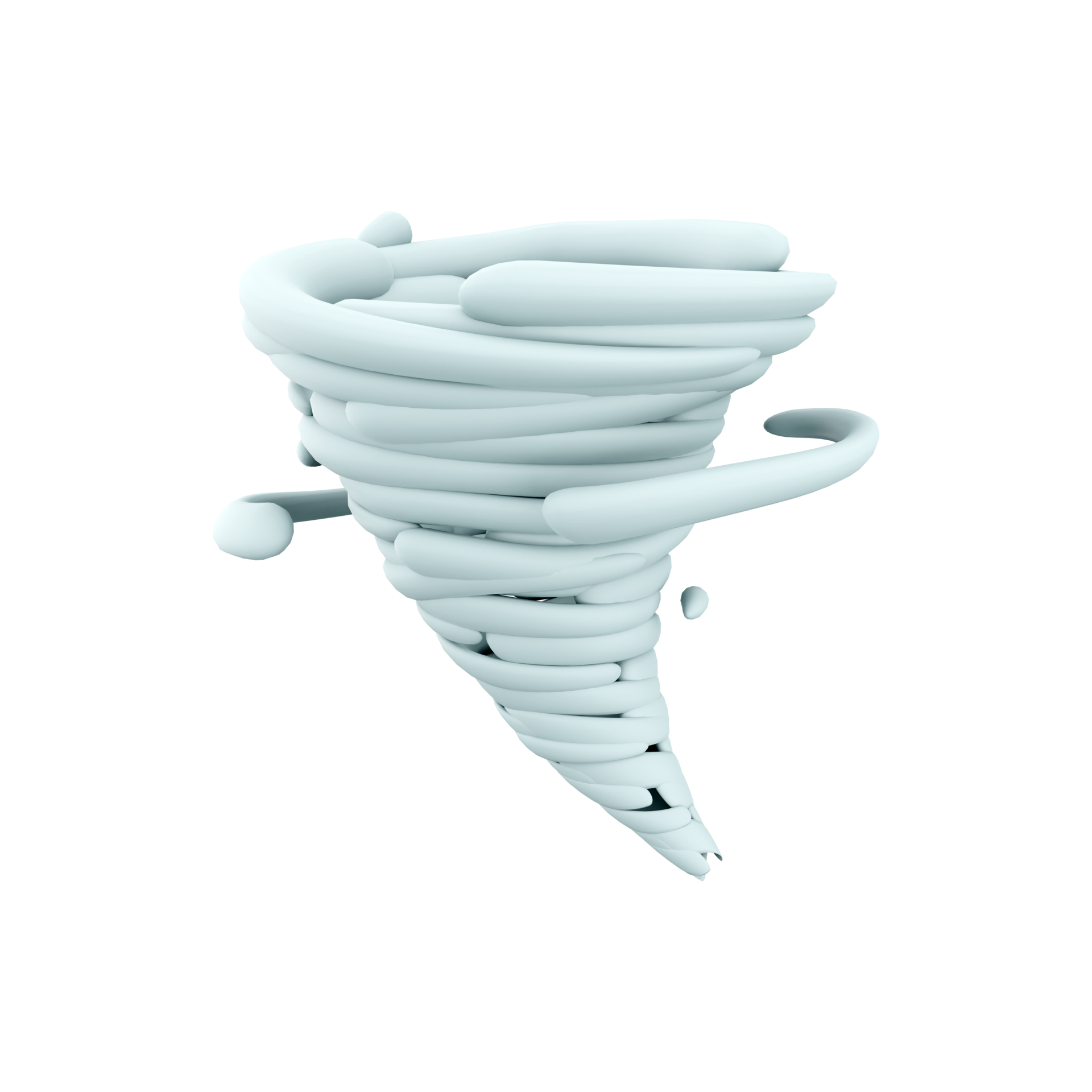 3d rendering tornado icon. 3d render hurricane icon. Tornado. 22287810 PNG