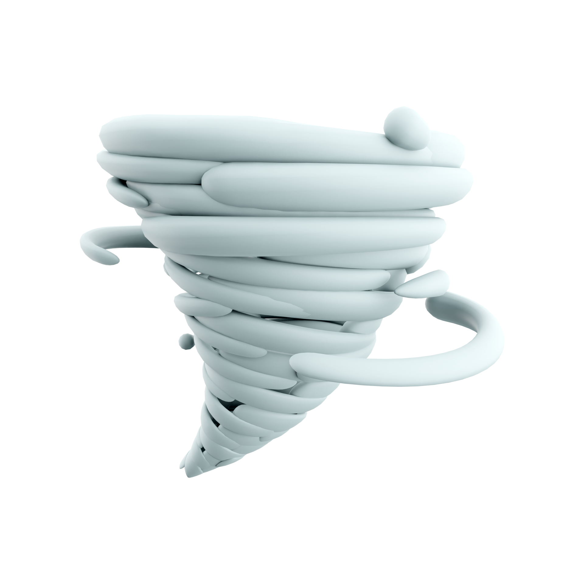 3d rendering tornado icon. 3d render hurricane icon. Tornado. 22287853 PNG