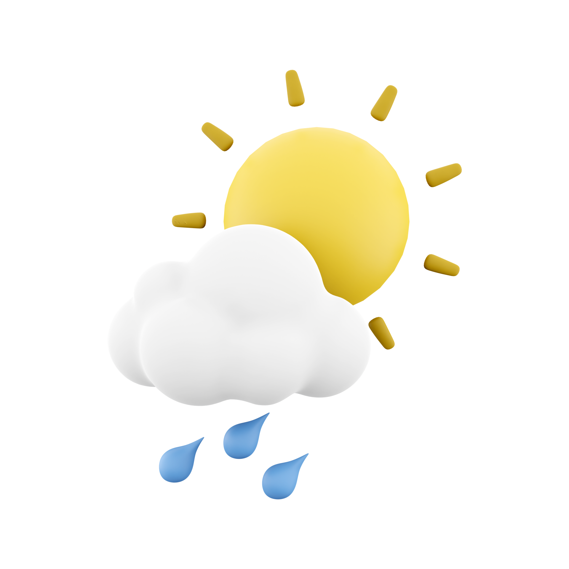 3d rendering rain with cloud and sun icon. 3d render weather sun with ... 3d rendering rain with cloud and sun icon. 3d render weather sun with ...