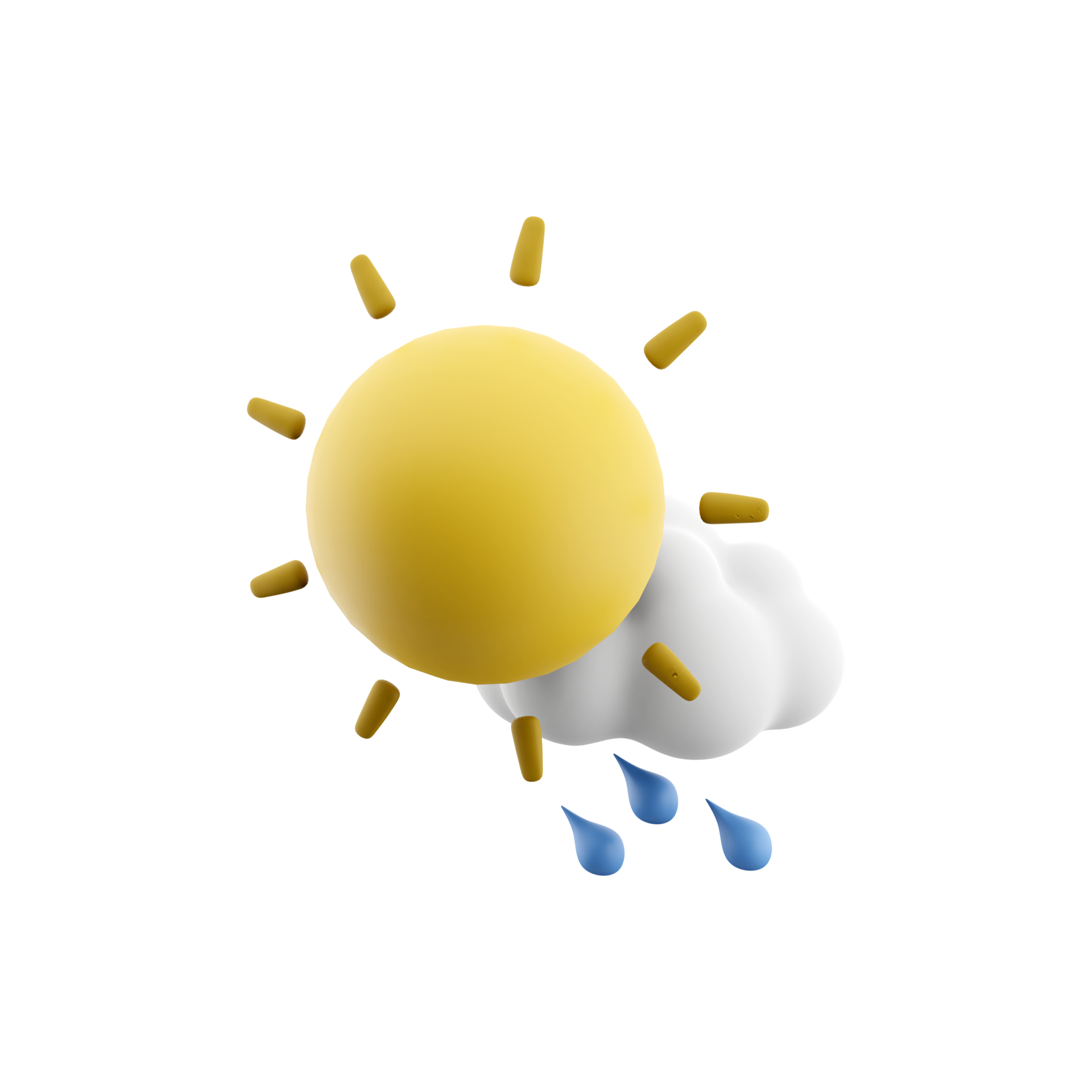 3d rendering rain with cloud and sun icon. 3d render weather sun with ... 3d rendering rain with cloud and sun icon. 3d render weather sun with ...