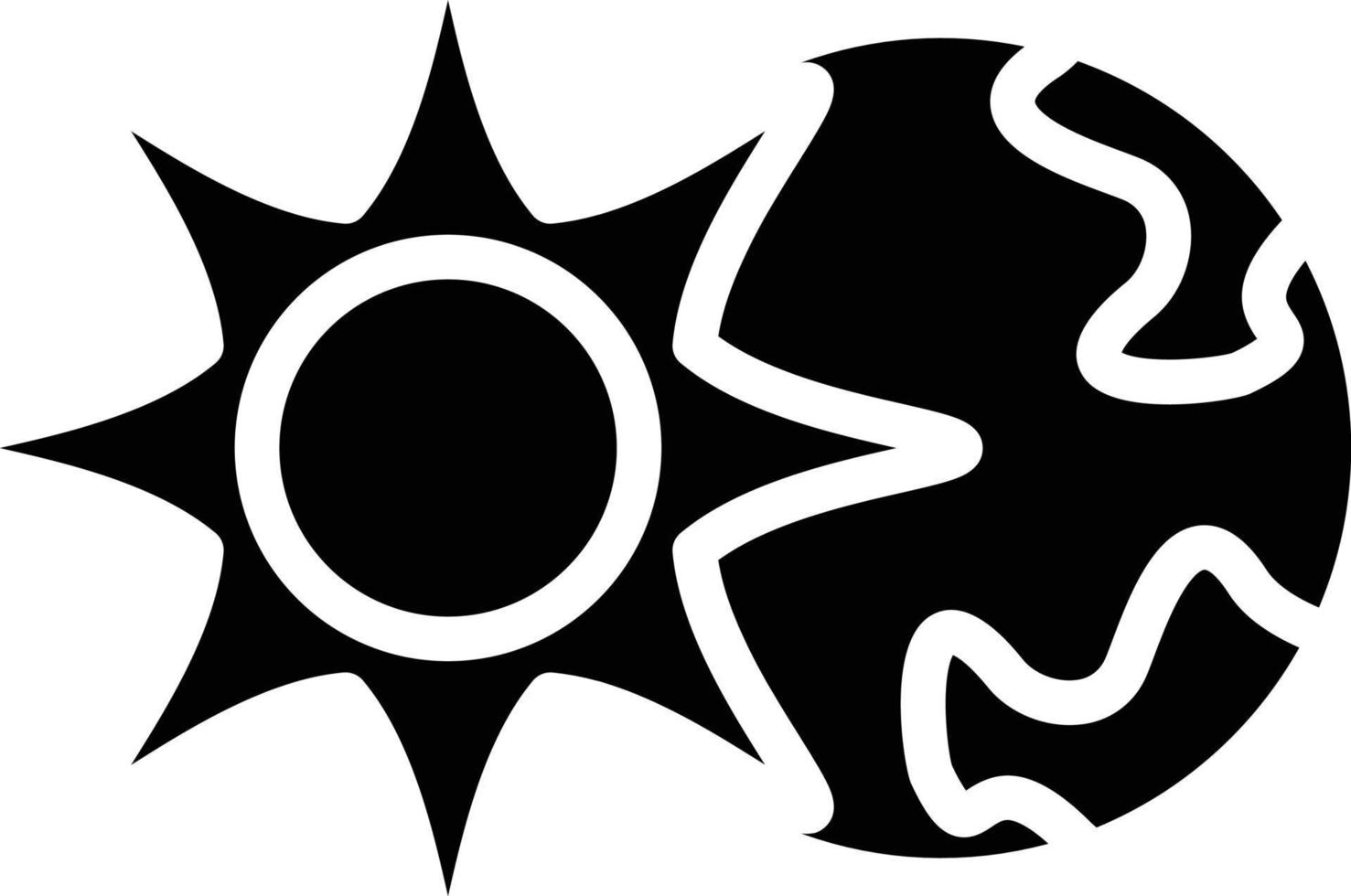 Solar Eclipse Vector Icon Style 22288096 Vector Art at Vecteezy