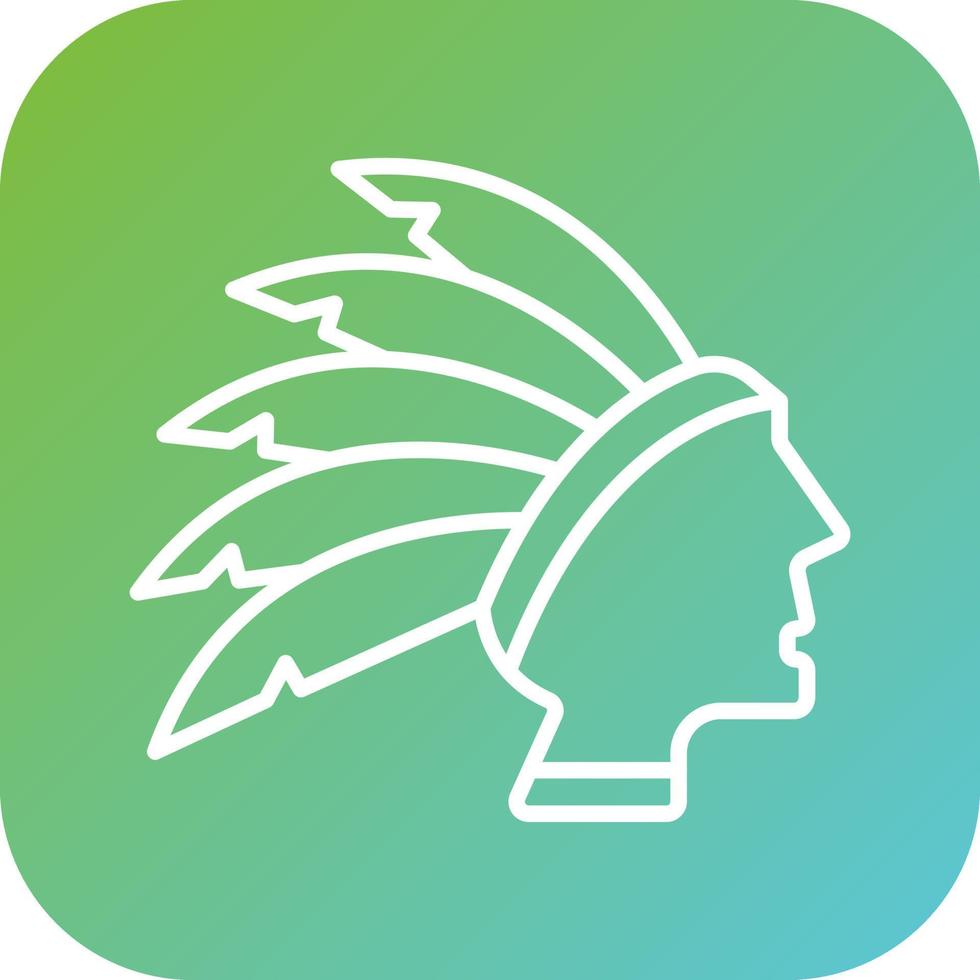 Native Indian Vector Icon Style 22290026 Vector Art At Vecteezy