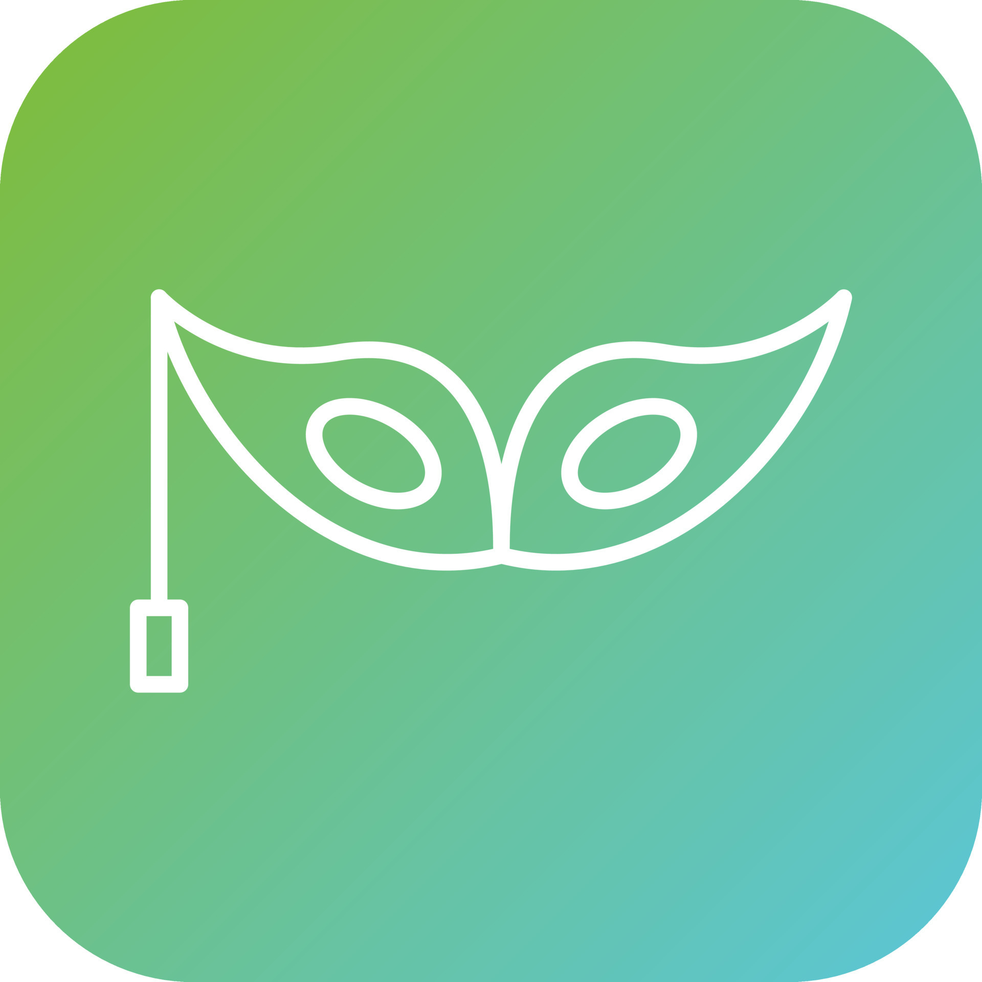 Party Mask Vector Icon Style 22290443 Vector Art At Vecteezy