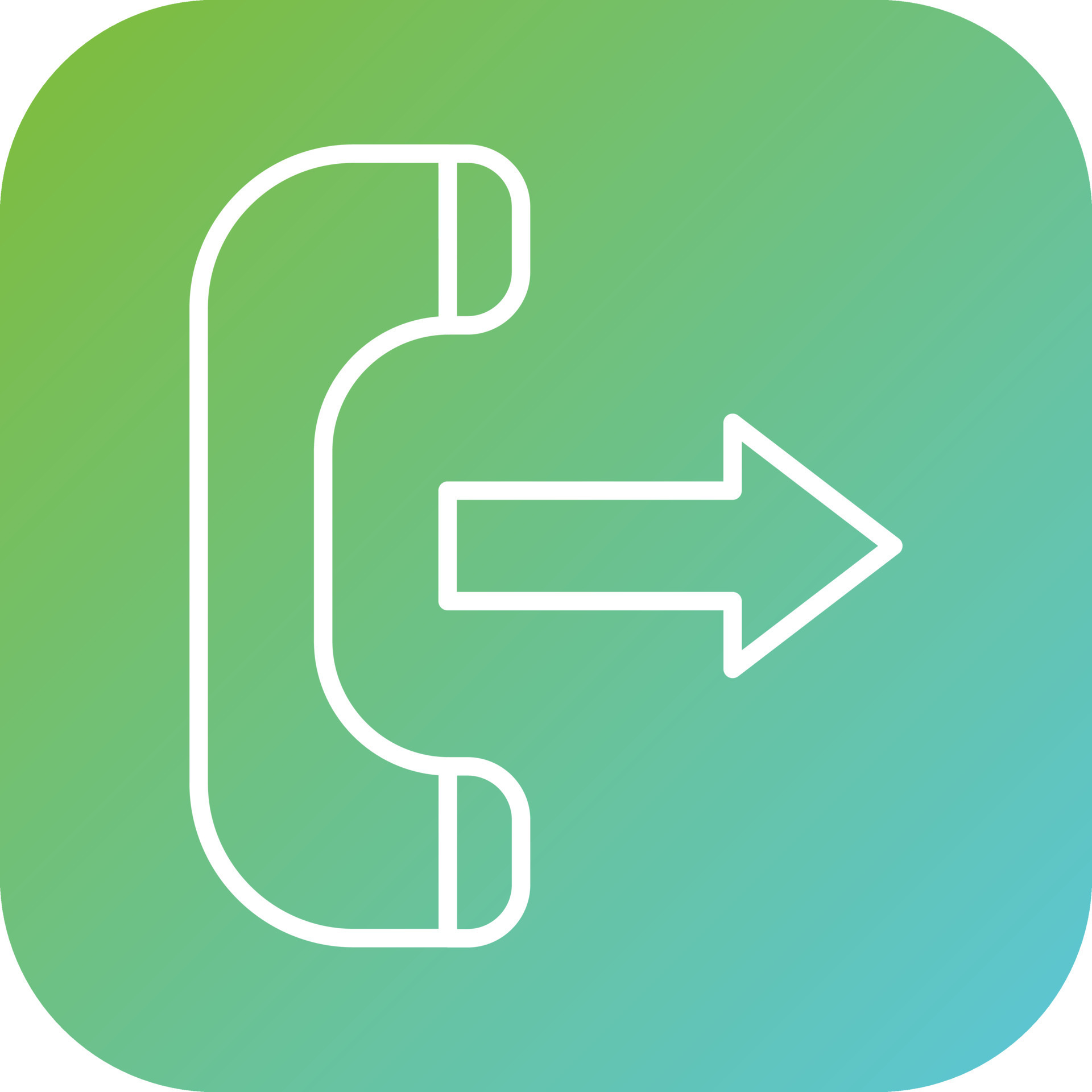 Outgoing Call Vector Icon Style 22290718 Vector Art At Vecteezy