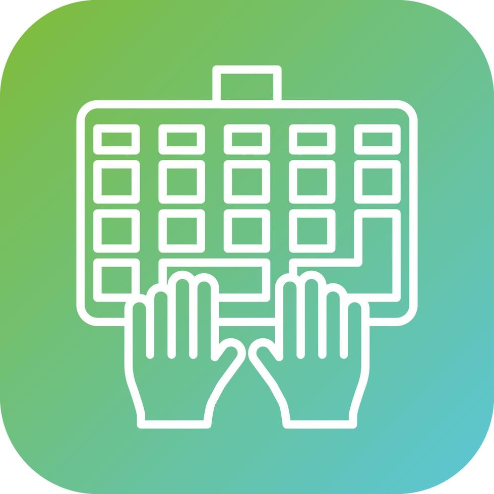 Data Entry Vector Icon Style 22290906 Vector Art at Vecteezy