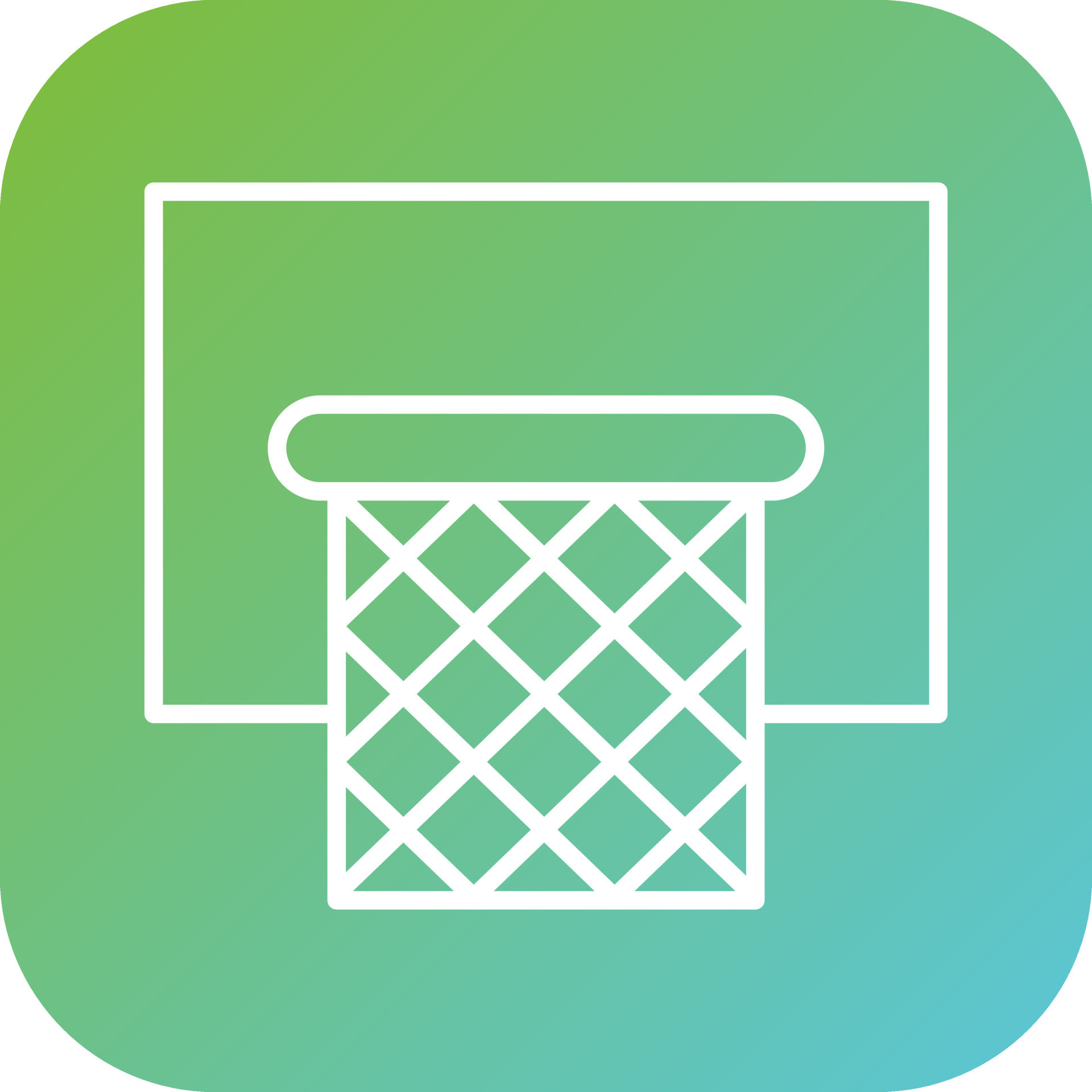 Basketball Hoop Vector Icon Style 22292543 Vector Art at Vecteezy