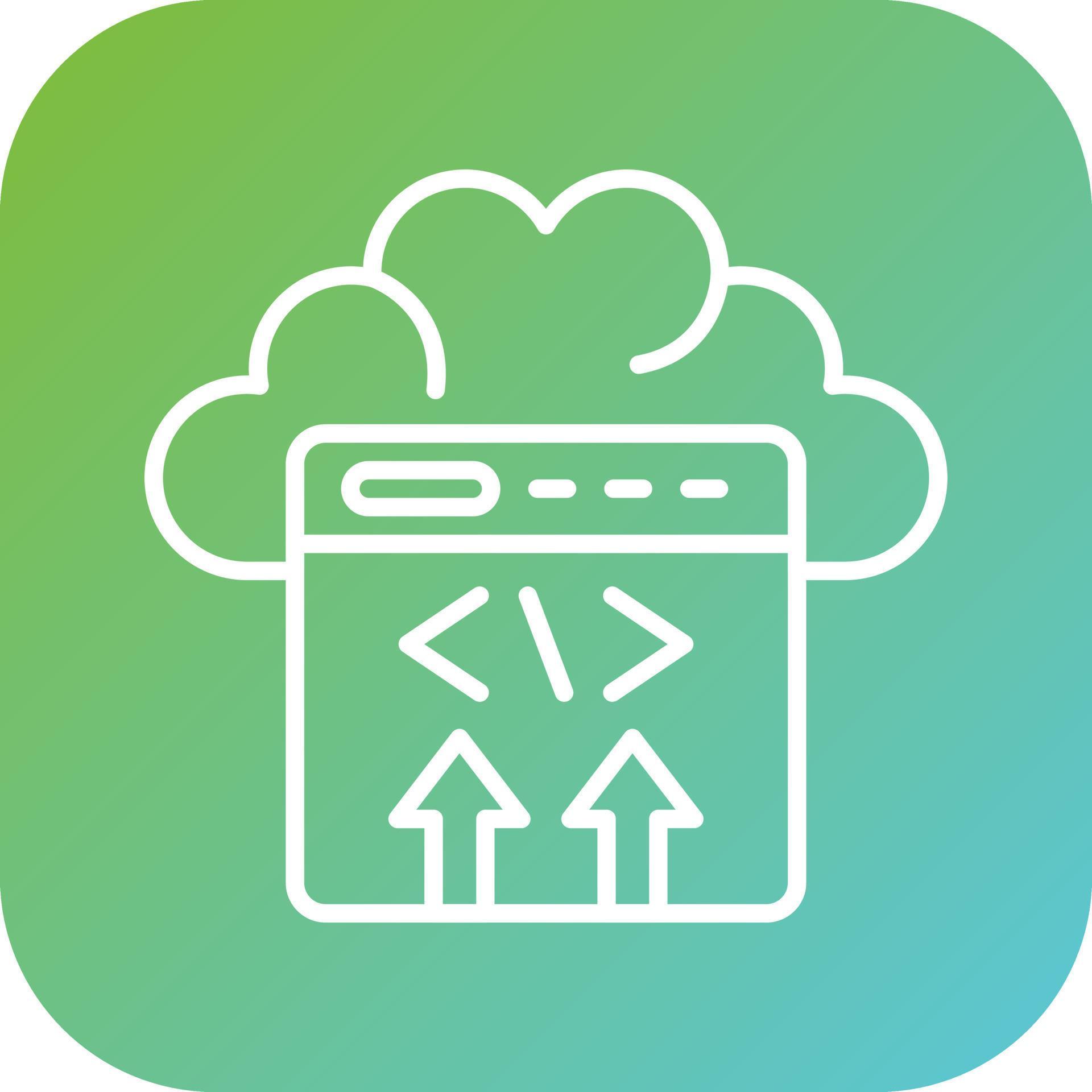 Cloud Deployment Vector Icon Style 22293032 Vector Art at Vecteezy