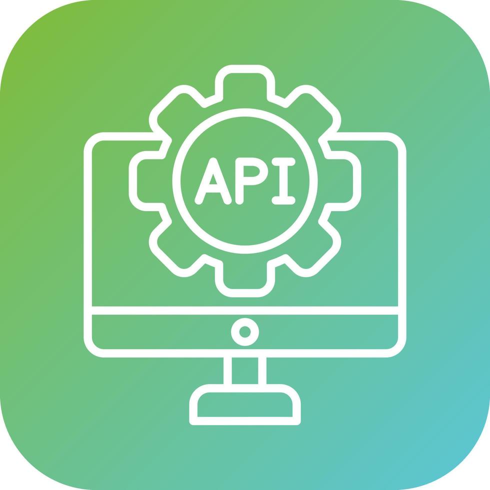 Api Vector Icon Style 22293309 Vector Art at Vecteezy
