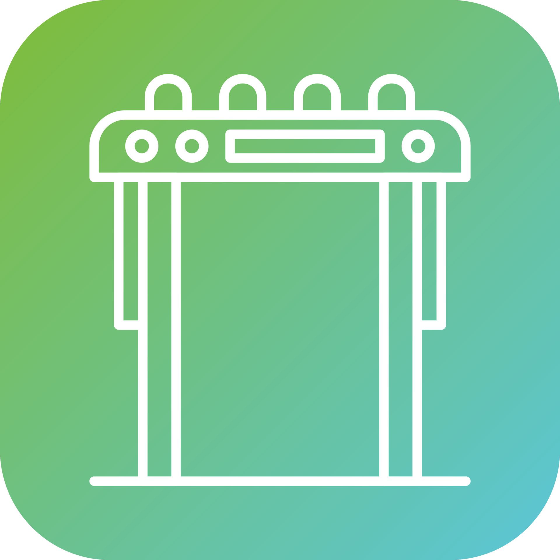 Security Gate Vector Icon Style 22293370 Vector Art at Vecteezy