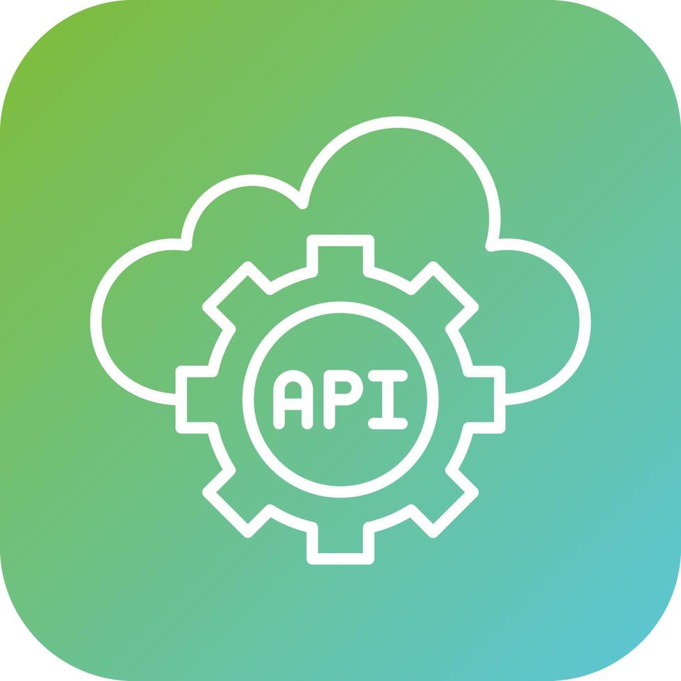 api vector icono estilo 22293513 Vector en Vecteezy