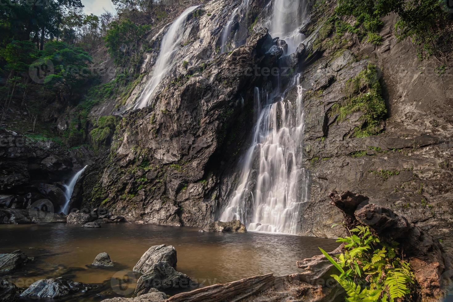 Khlong Lan Waterfall, Beautiful waterfalls in klong Lan national park of Thailand 22295994 Stock ...