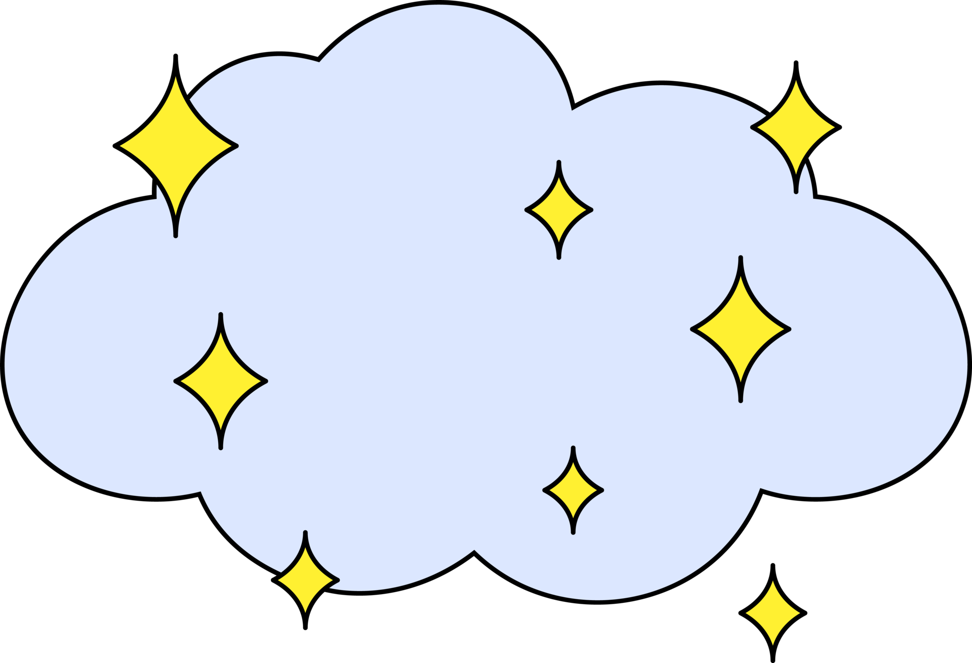 cloud design illustration isolated on transparent background 22296190 PNG