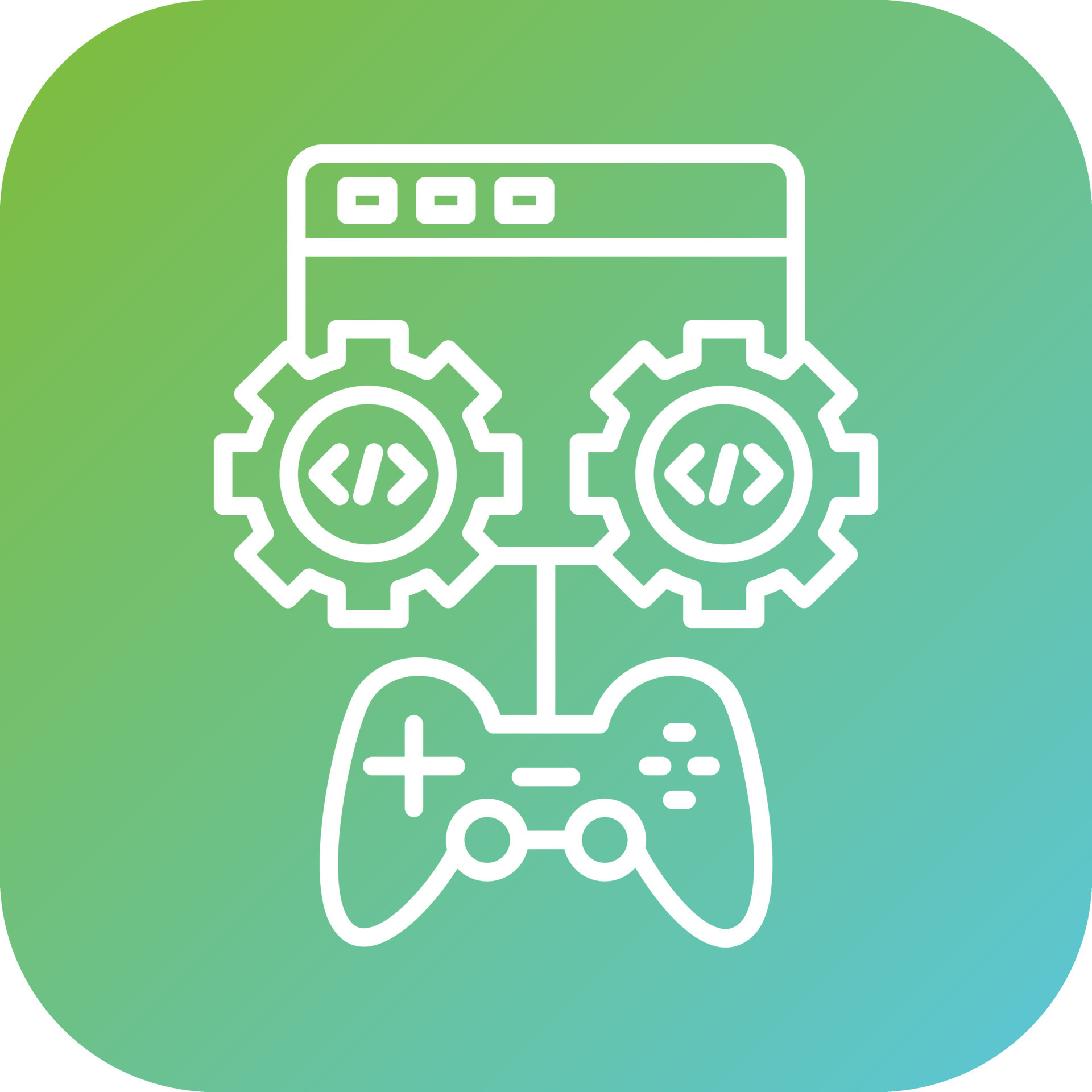 Game Engine Vector Icon Style 22296665 Vector Art at Vecteezy