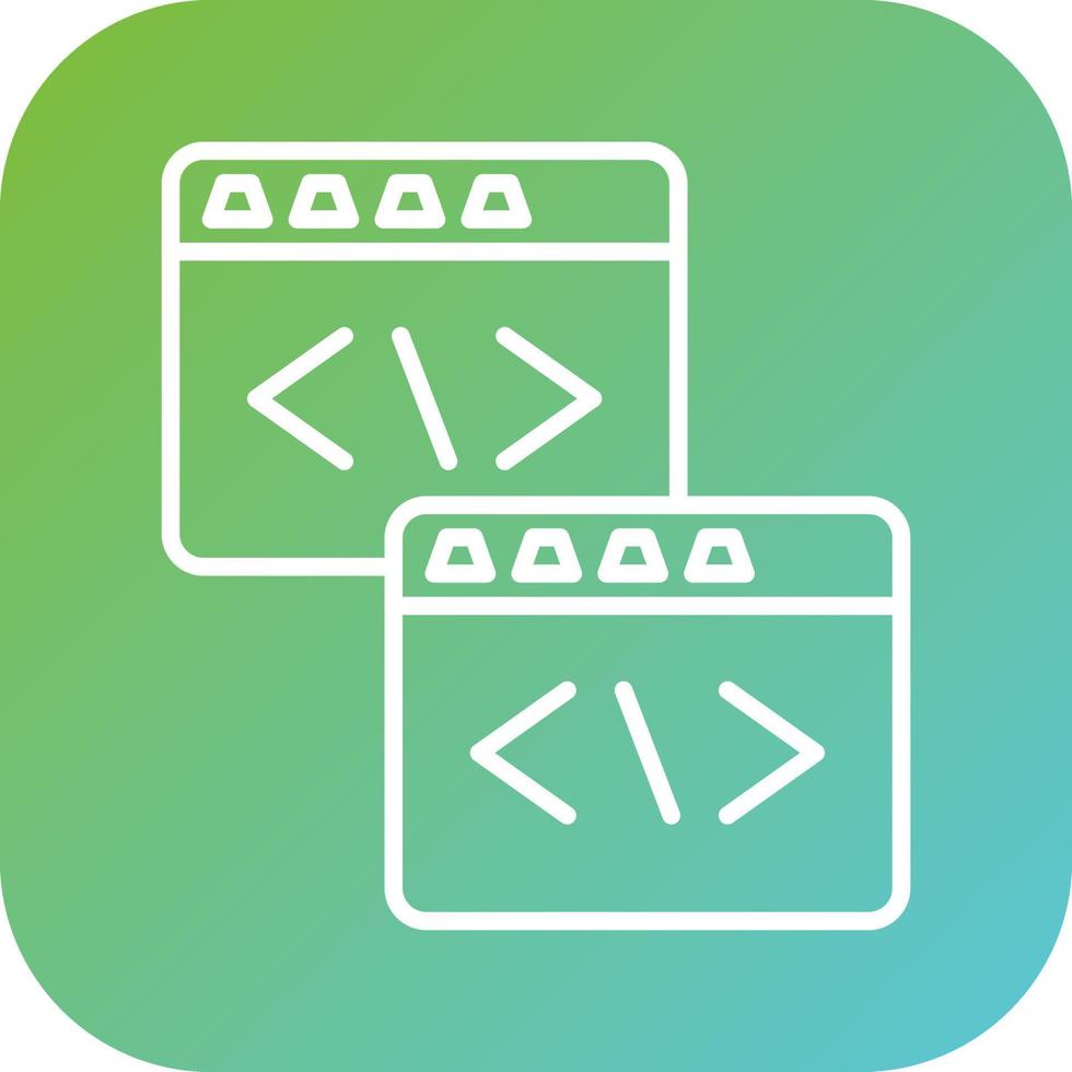 Code Refactoring Vector Icon Style 22297164 Vector Art At Vecteezy