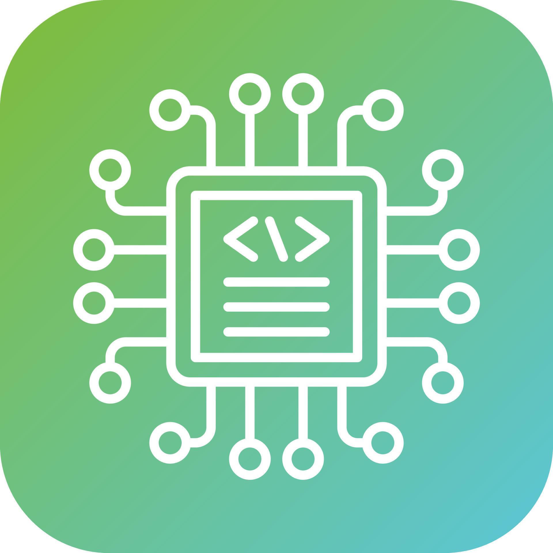 Code Processor Vector Icon Style 22297217 Vector Art at Vecteezy