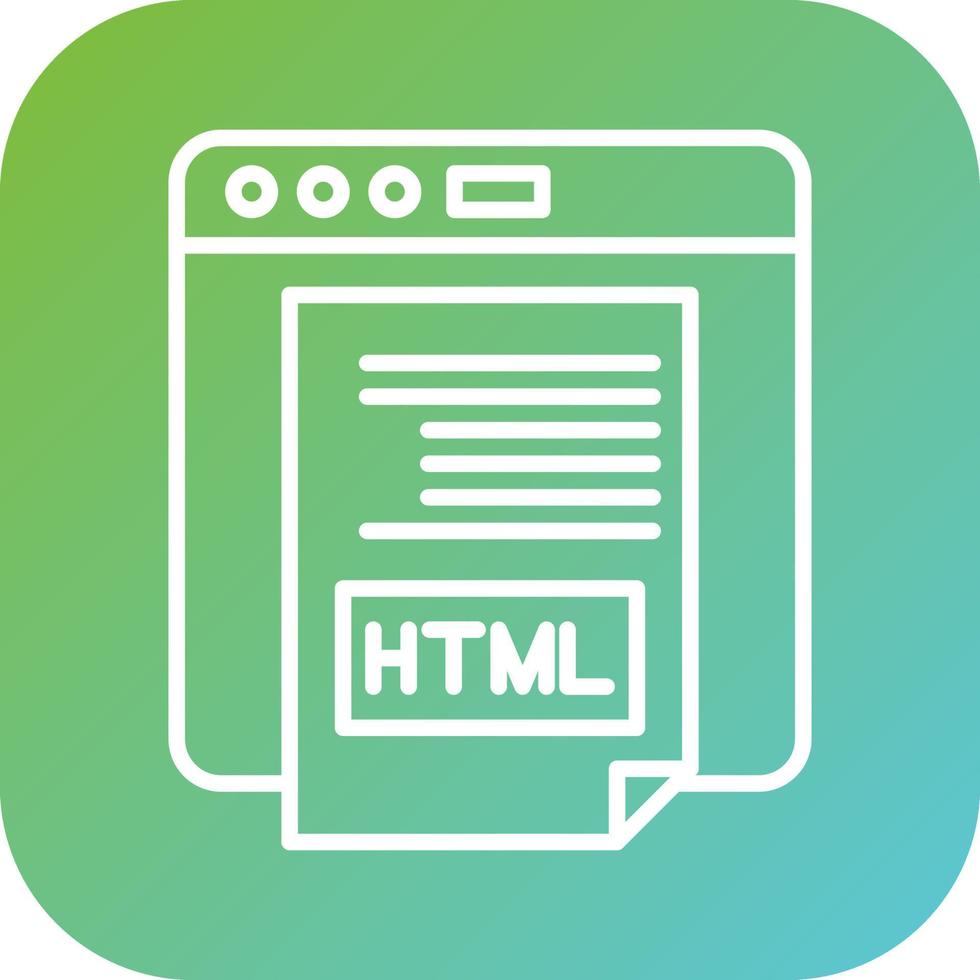 Html Vector Icon Style 22301001 Vector Art at Vecteezy Html Vector Icon Style 22301001 Vector Art at Vecteezy