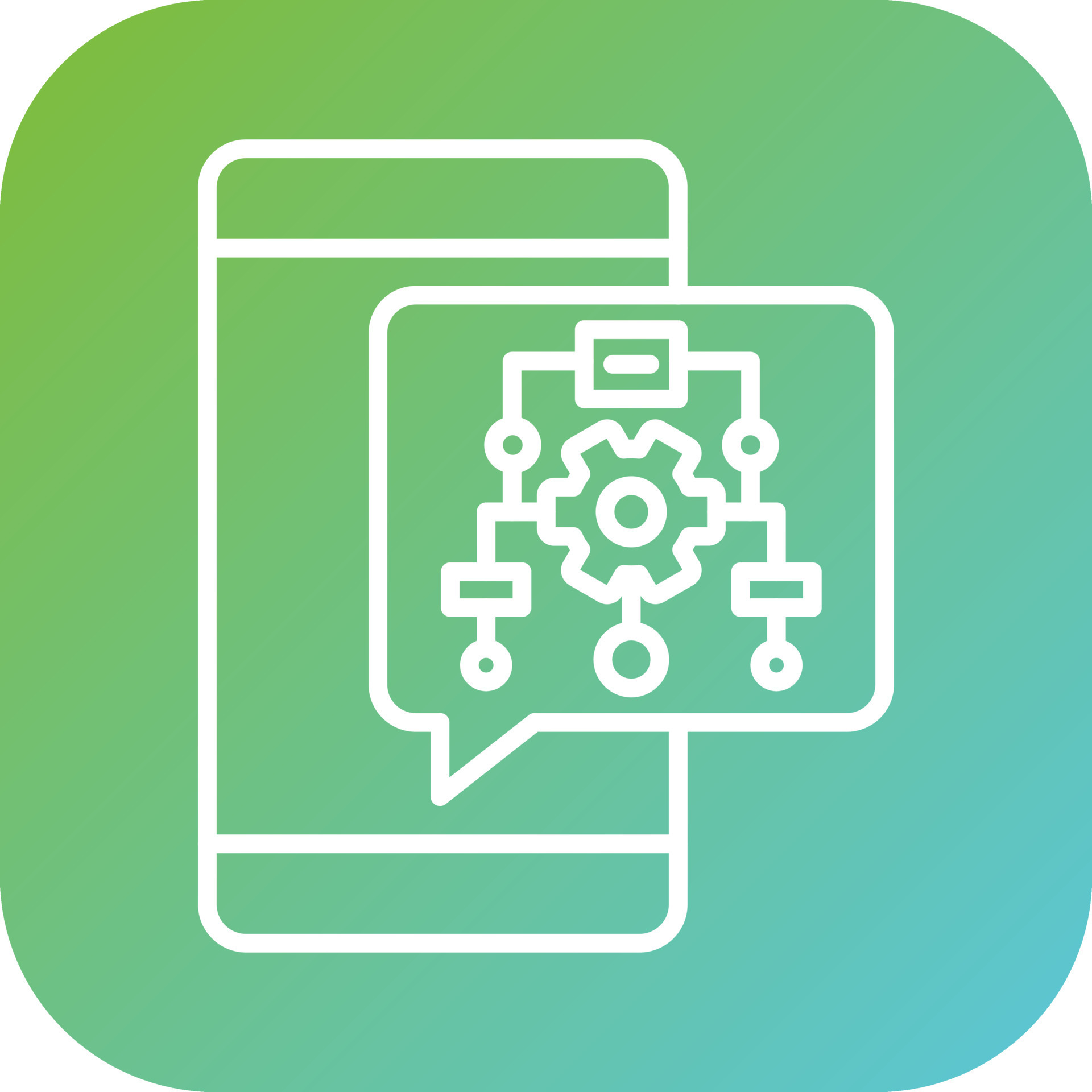 algoritmo vector icono estilo 22301756 Vector en Vecteezy