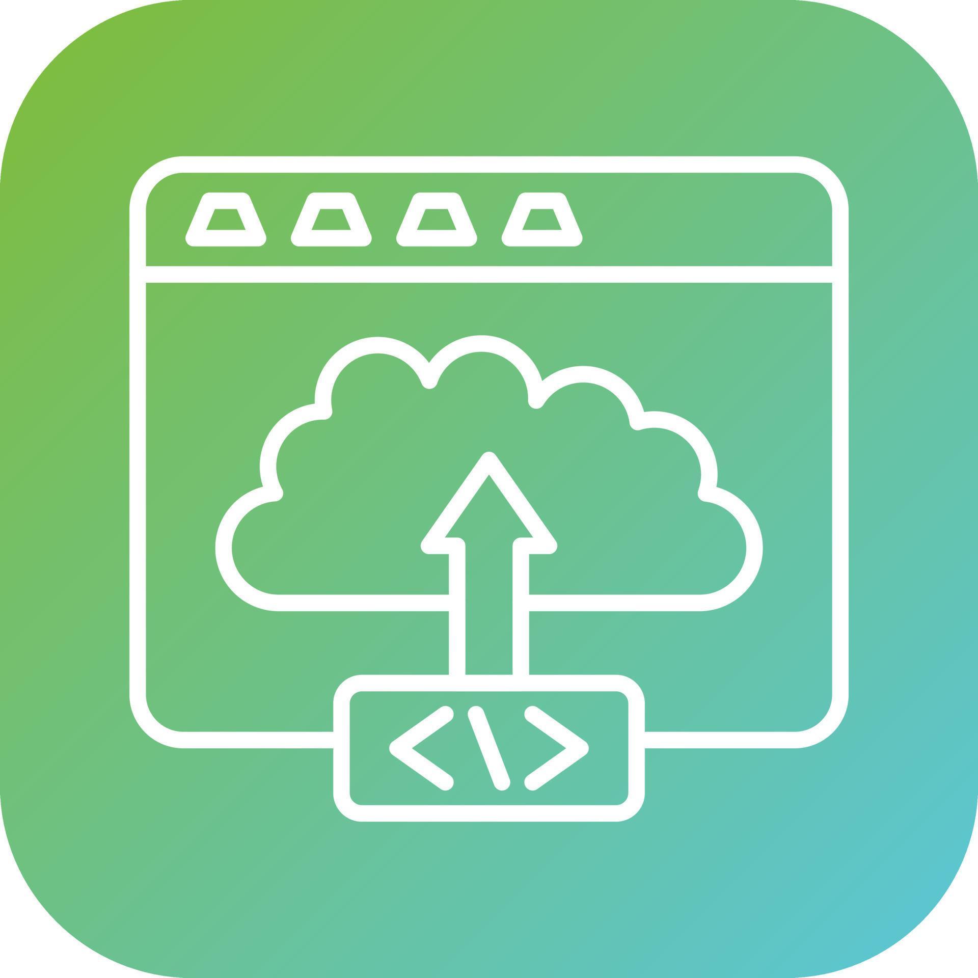 Code Deployment Vector Icon Style 22301905 Vector Art at Vecteezy