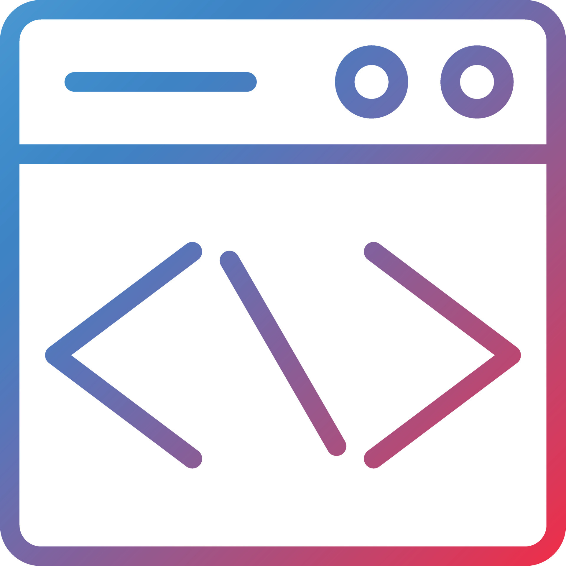 Vector Design Website Coding Icon Style 22302882 Vector Art at Vecteezy