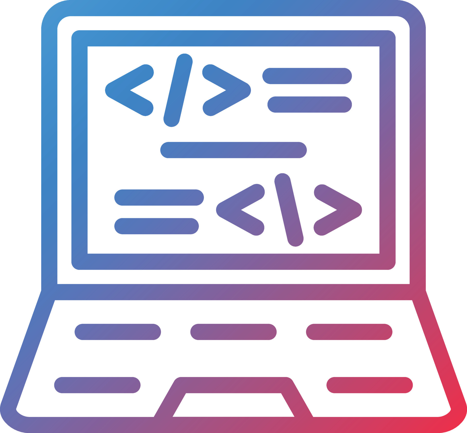 Vector Design Coding Icon Style 22303632 Vector Art at Vecteezy