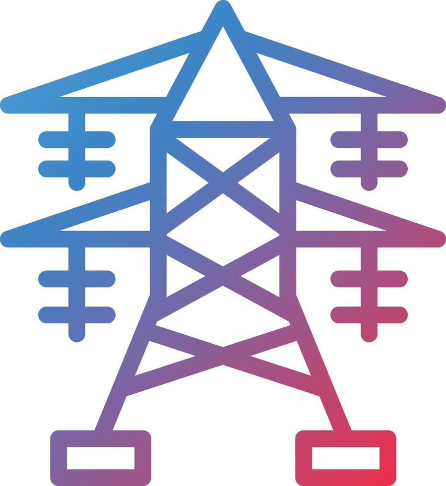 Vector Design Electric Tower Icon Style 22303741 Vector Art At Vecteezy
