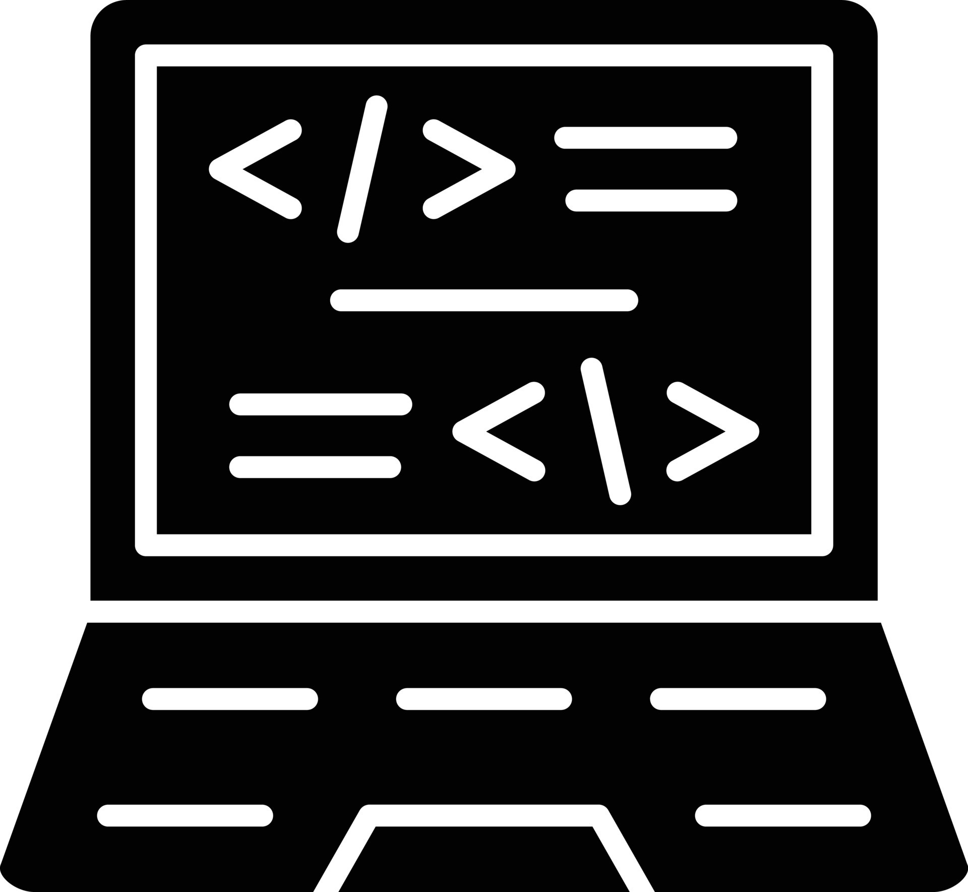Vector Design Coding Icon Style 22305847 Vector Art At Vecteezy