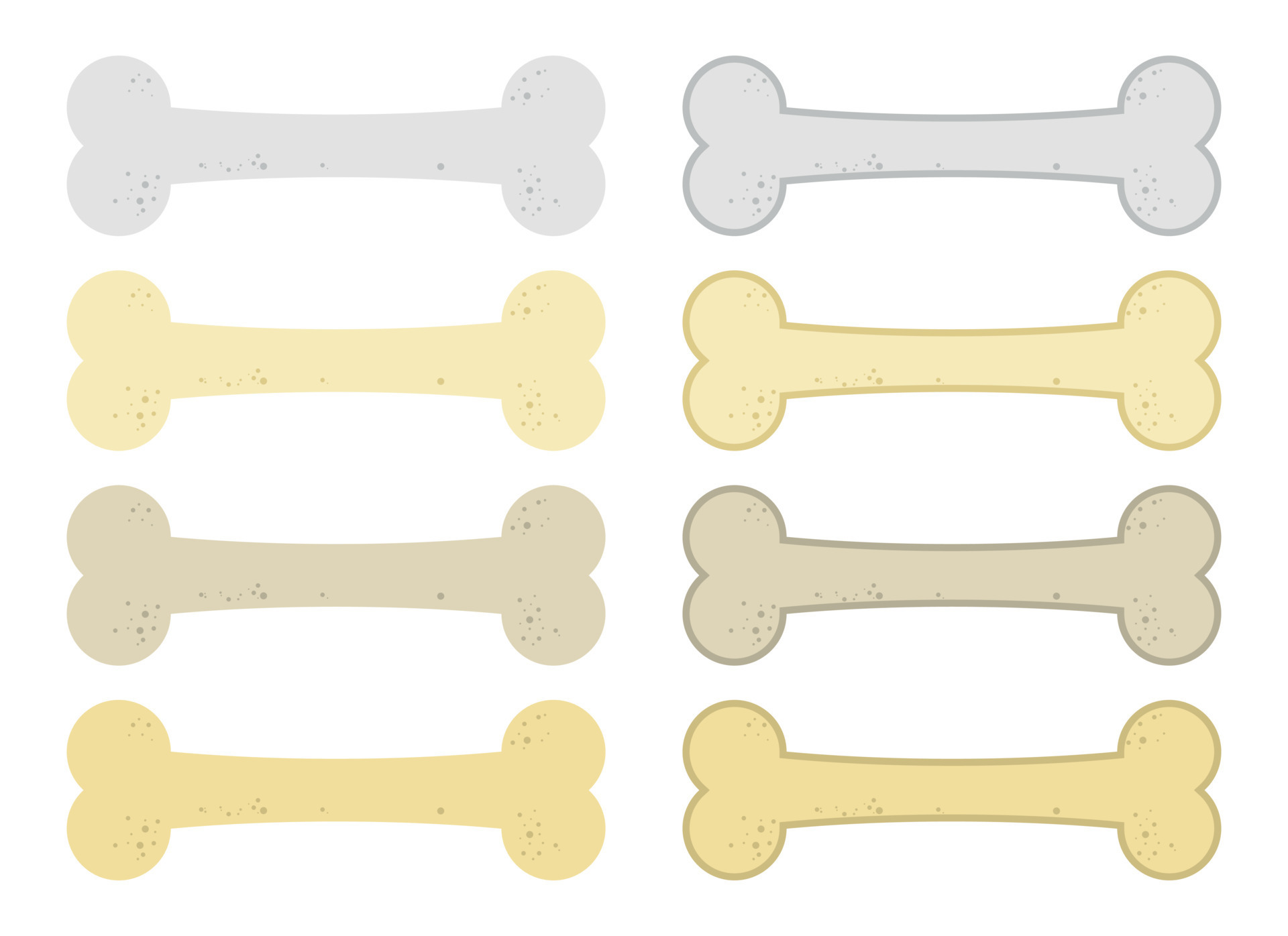 Dog Bone Clipart Border