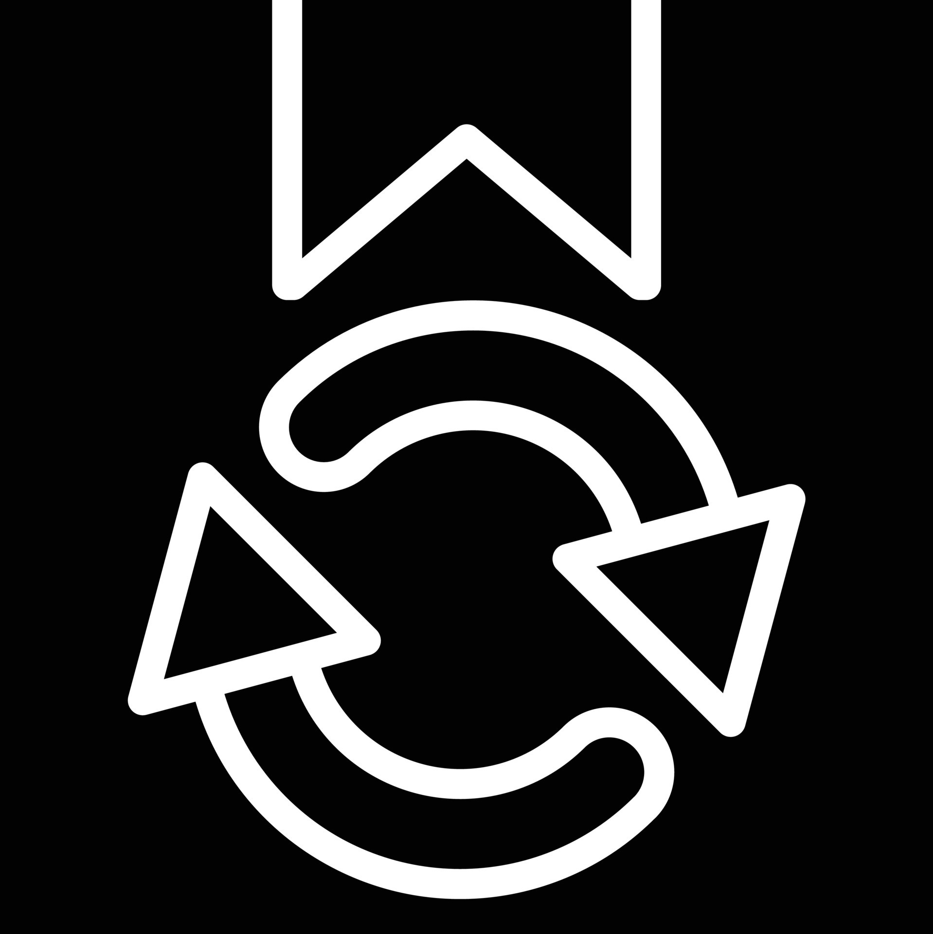 Package Recycle Vector Icon Style 22308045 Vector Art At Vecteezy