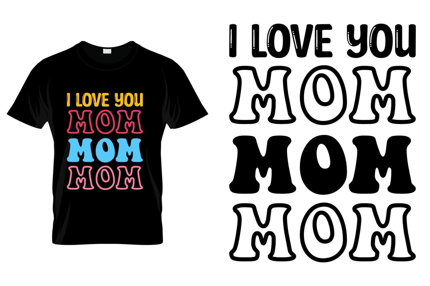 Typography Mom T Shirt Design Vector Mother Day Quotes 22310066 Vector