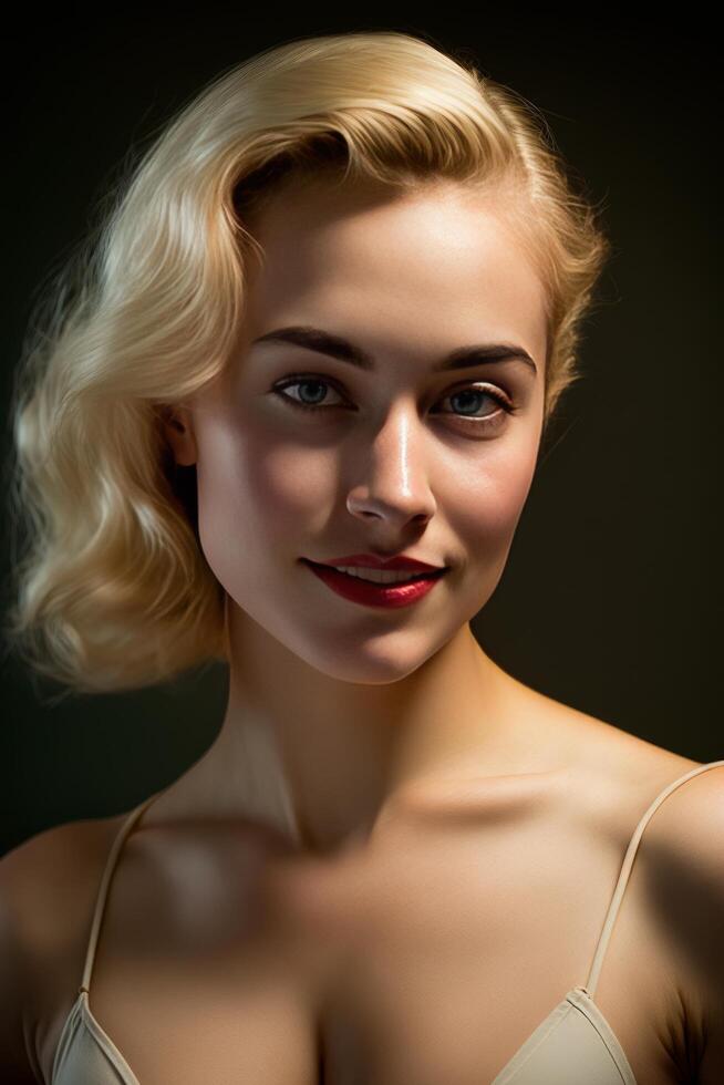 Young European Woman Pin Up Model 21 Years Old Image 22311310 Stock