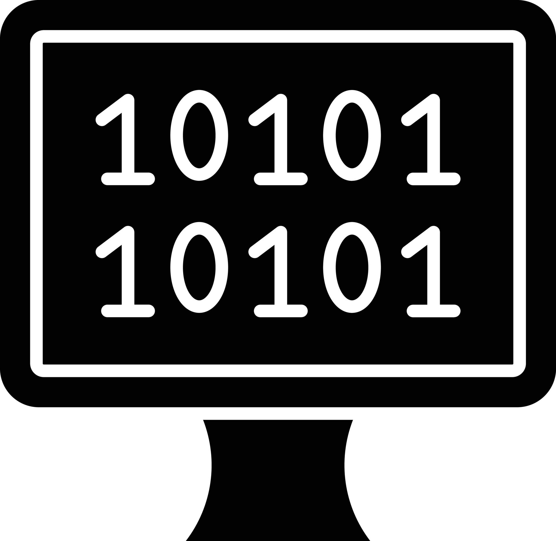 Vector Design Binary Icon Style 22313841 Vector Art At Vecteezy