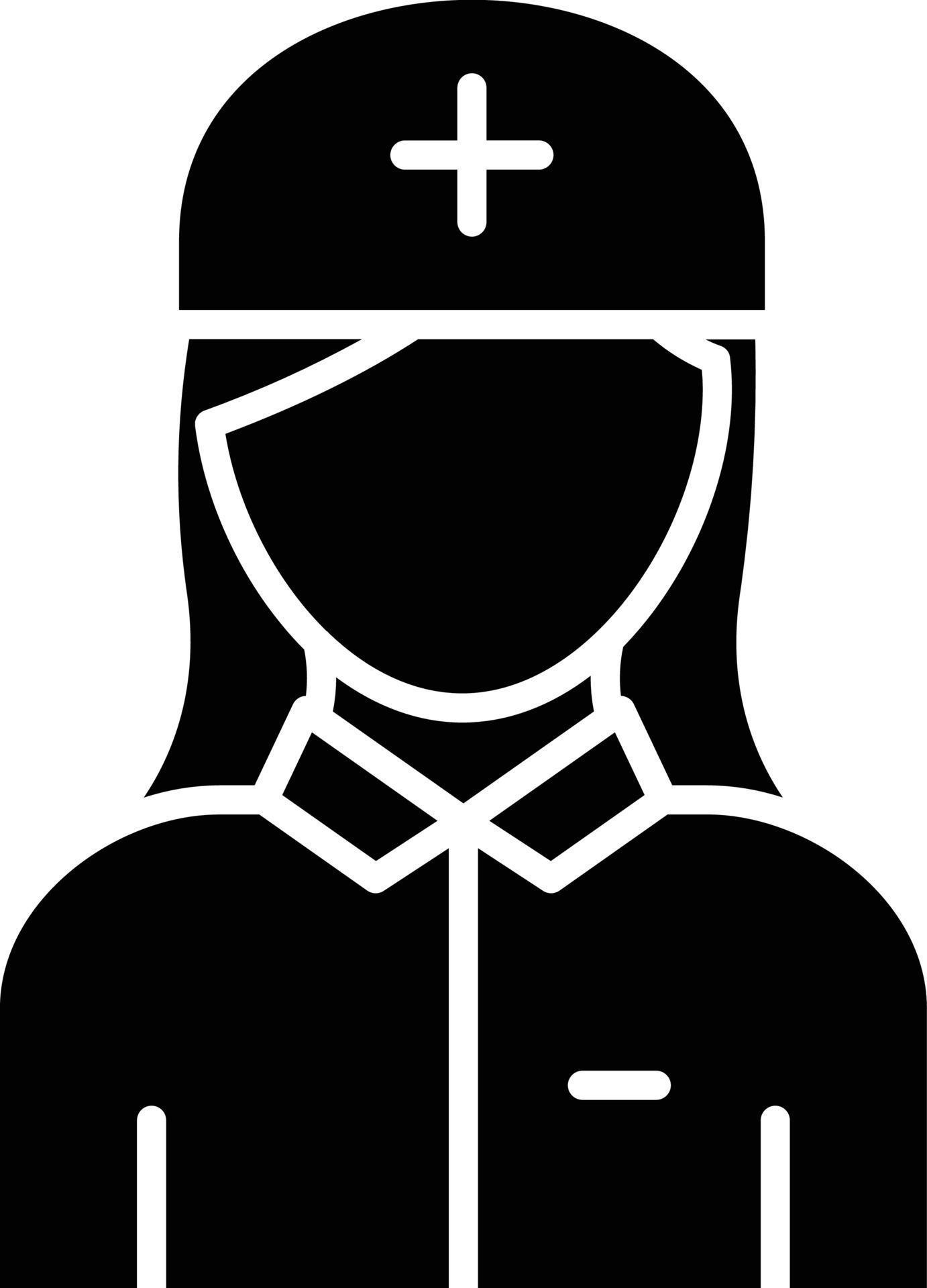 Vector Design Nurse Icon Style 22314476 Vector Art At Vecteezy