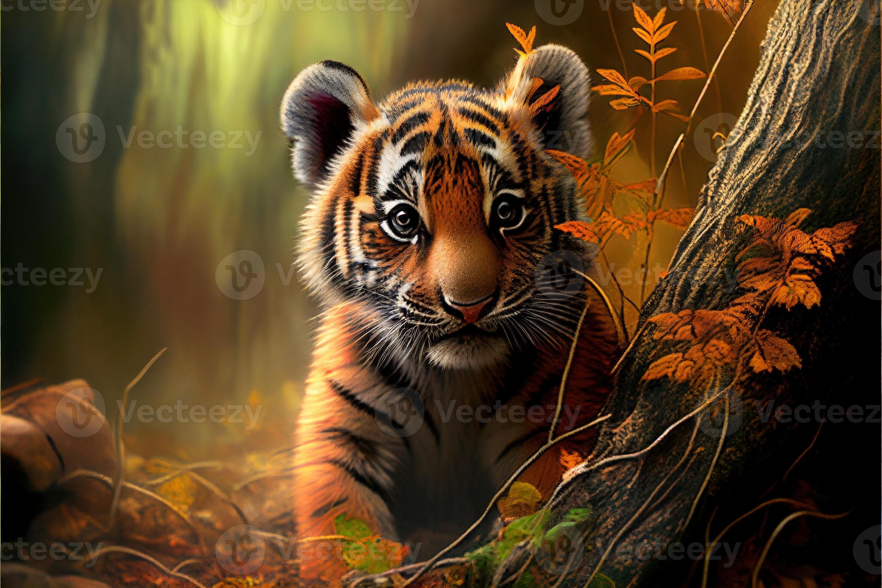 Cute Bengal Tiger Cubs