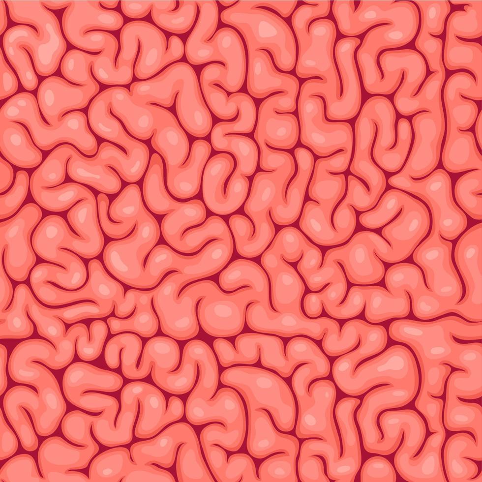 Brain Tissues Surface Creases Seamless Pattern 22319708 Vector Art At