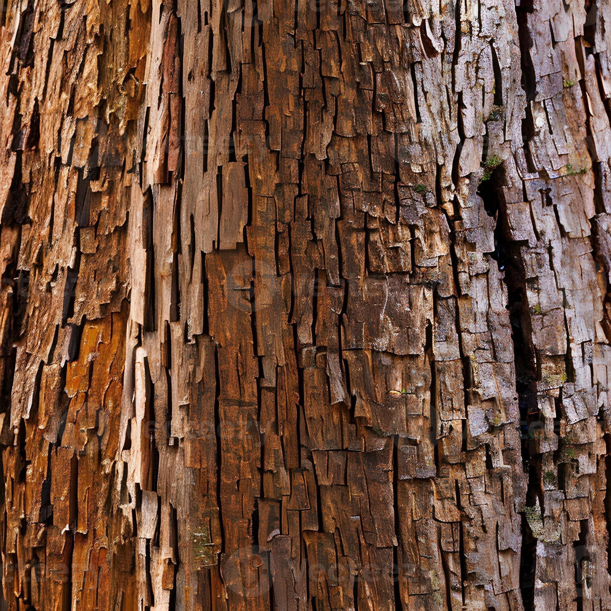 Close-up of chestnut bark. Background from living wood. Skin of the forest nature. Image created ...