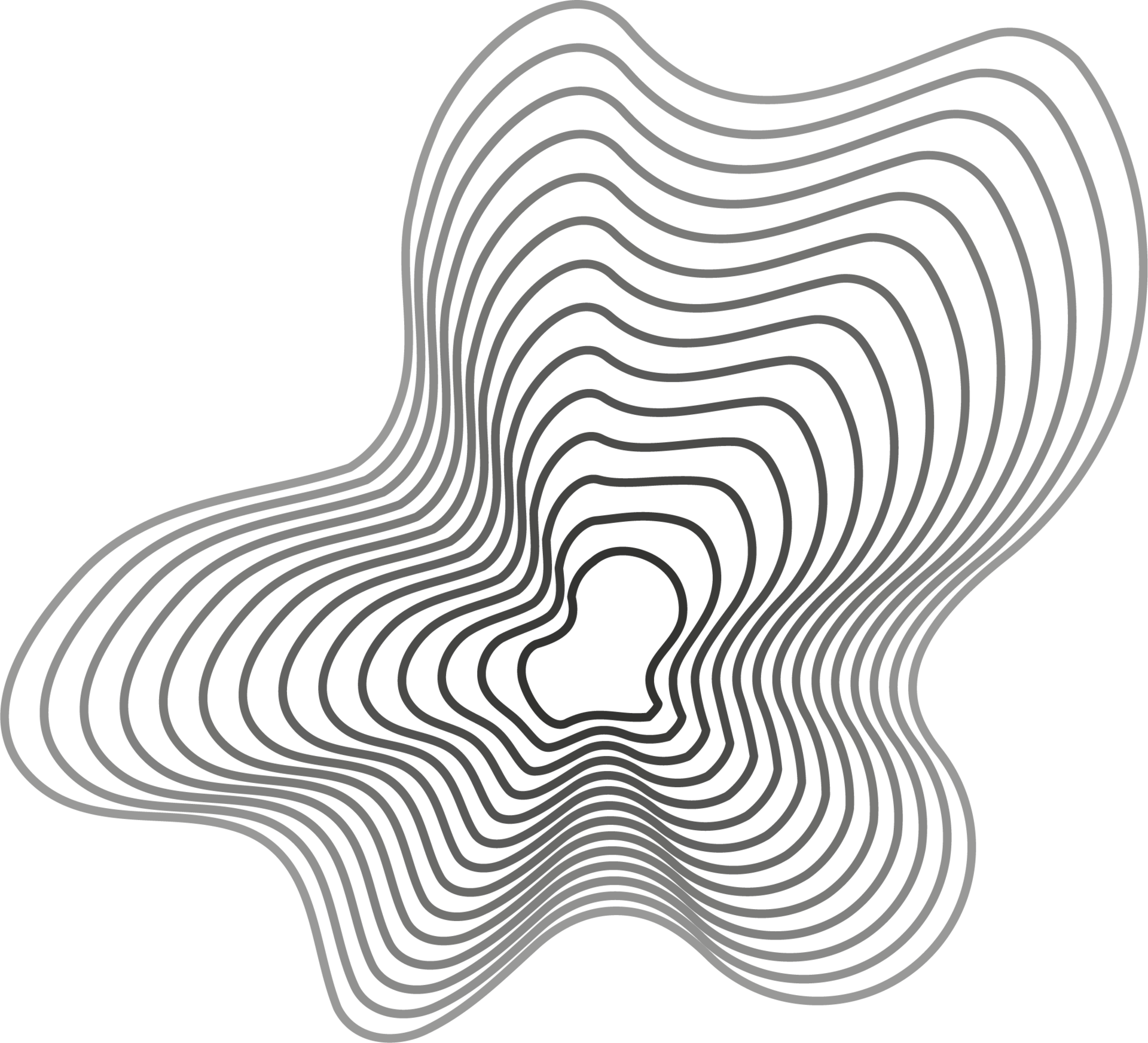 Abstract Topography Circles Organic Texture Shape Outline