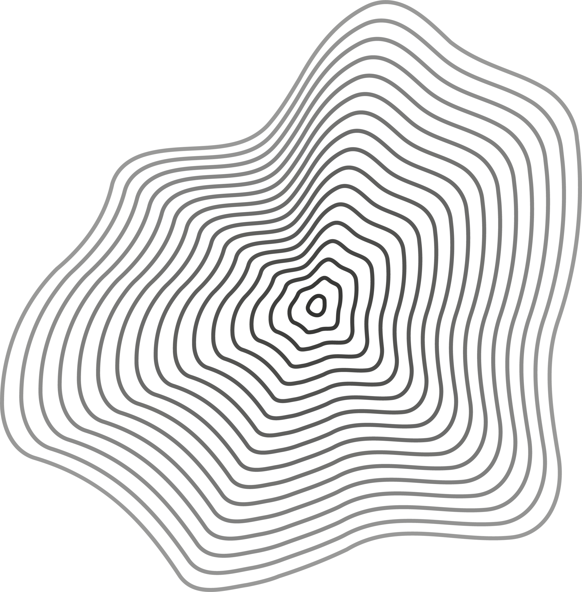 Abstract Topography Circles Organic Texture Shape Outline Illustration 22323762 Png