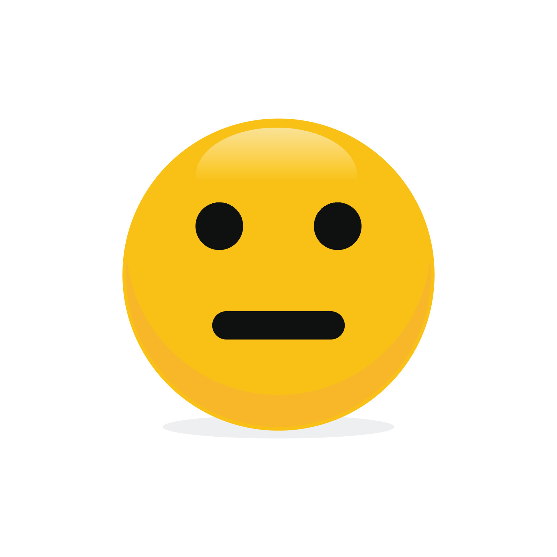 Flat face emoticon icon vector 22324907 Vector Art at Vecteezy