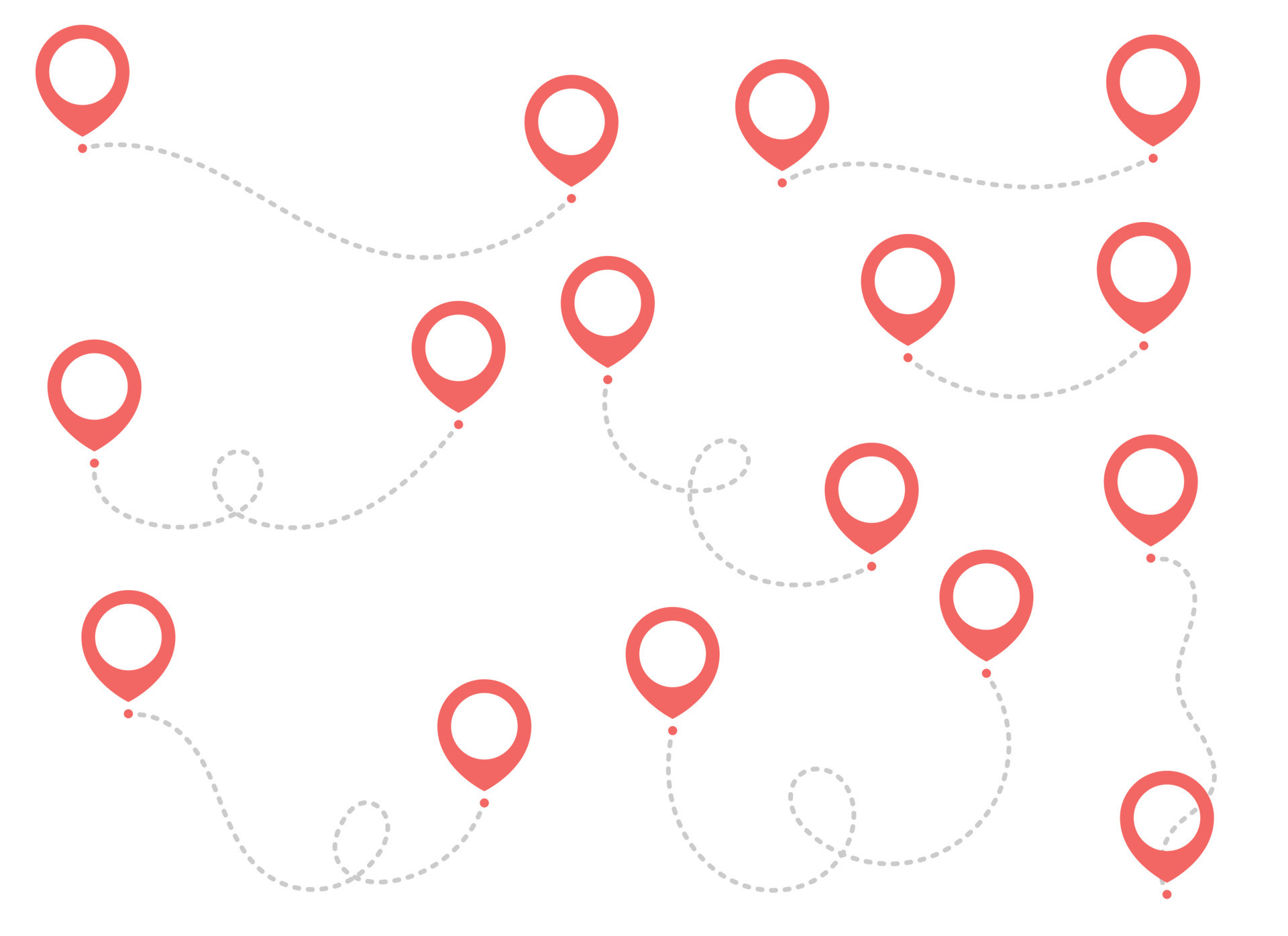 Hand Drawn Route Icon Vector Set 22325495 Vector Art At Vecteezy