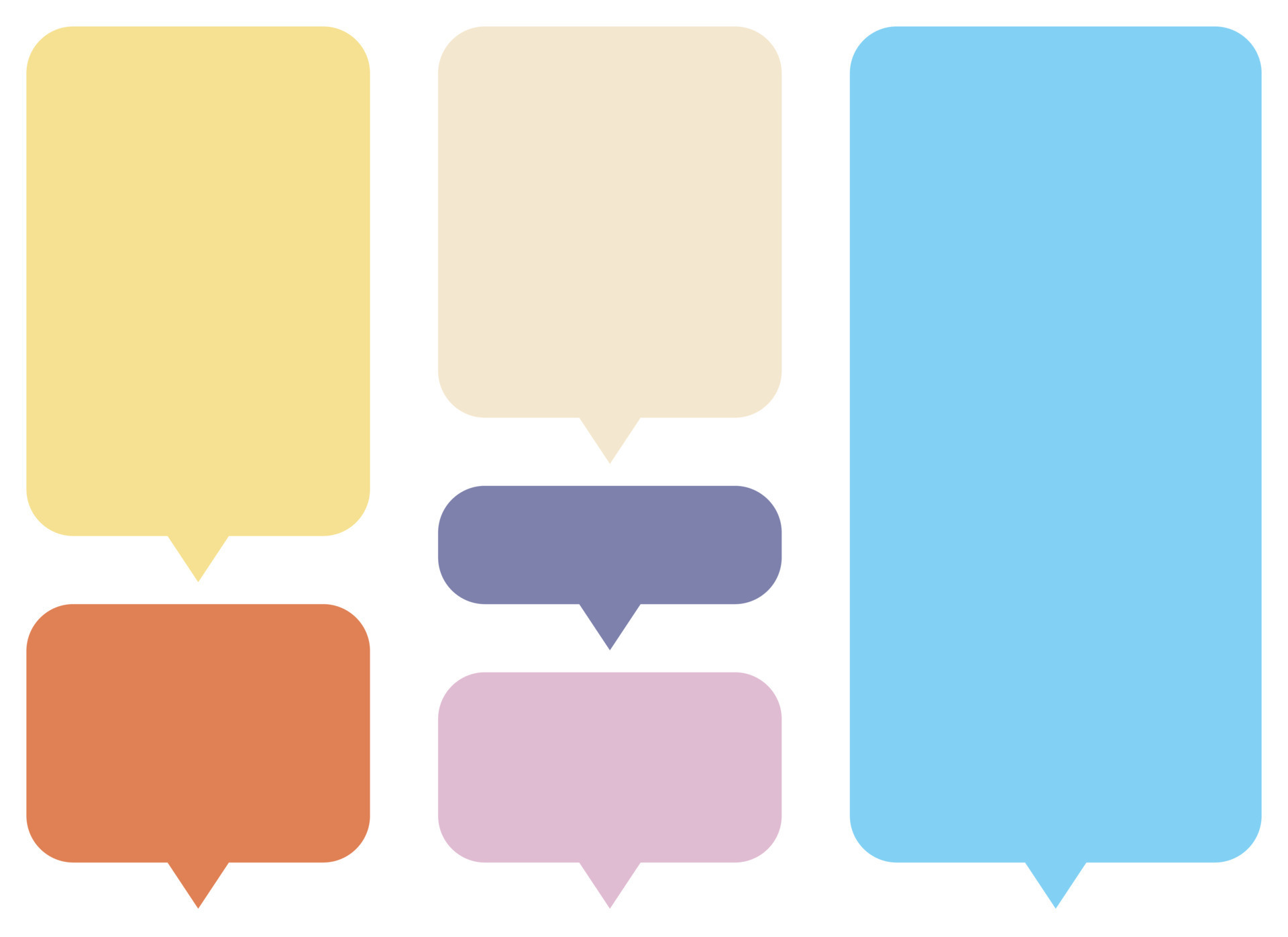 Speech Bubble Set Vector Illustration Isolated On White 22326087 Vector Art At Vecteezy