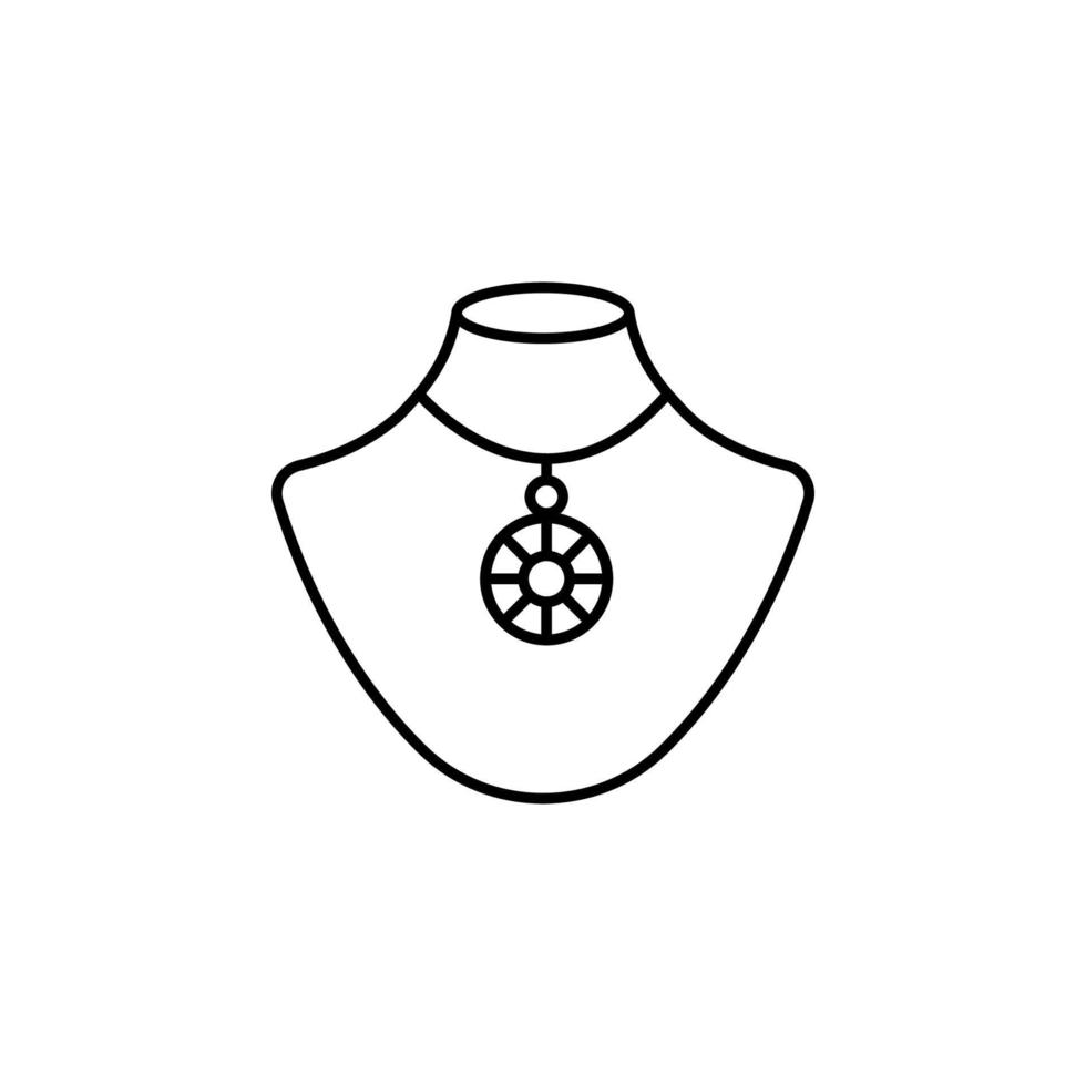 necklace vector icon 22342539 Vector Art at Vecteezy