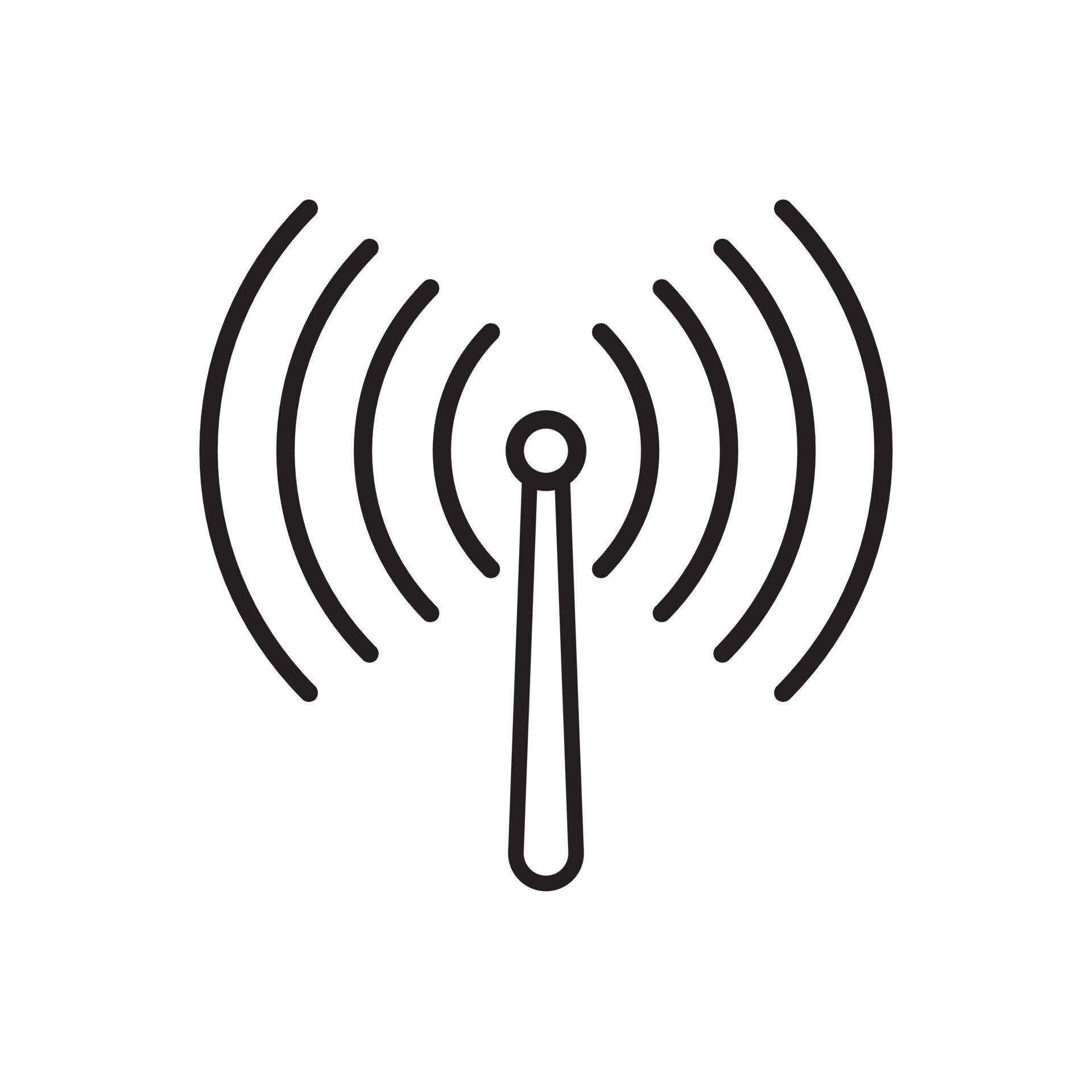 Editable Icon Of Wireless Connection Vector Illustration Isolated On