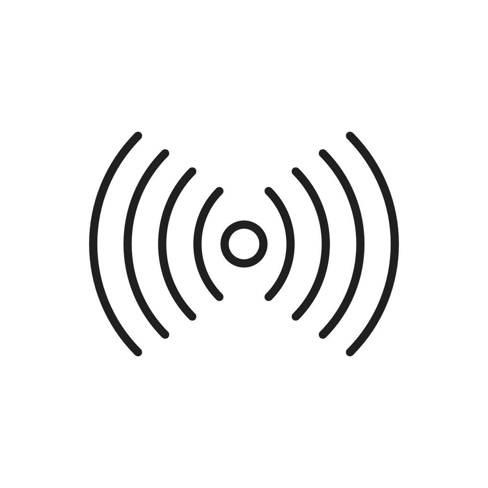 Editable Icon Of Wireless Connection Vector Illustration Isolated On White Background Using